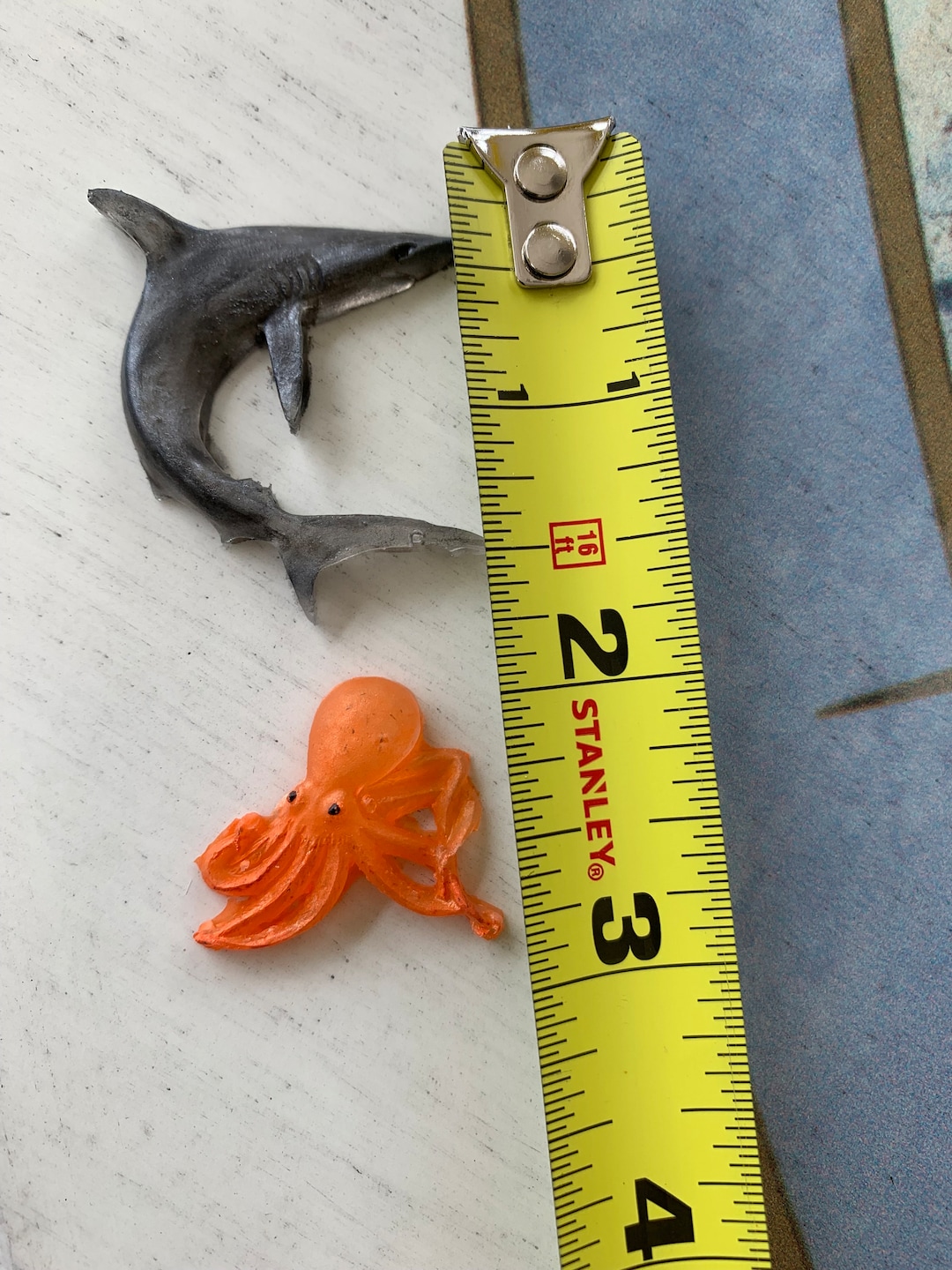 Octopus and Shark Made From Resin for Art or Home Decor - Etsy