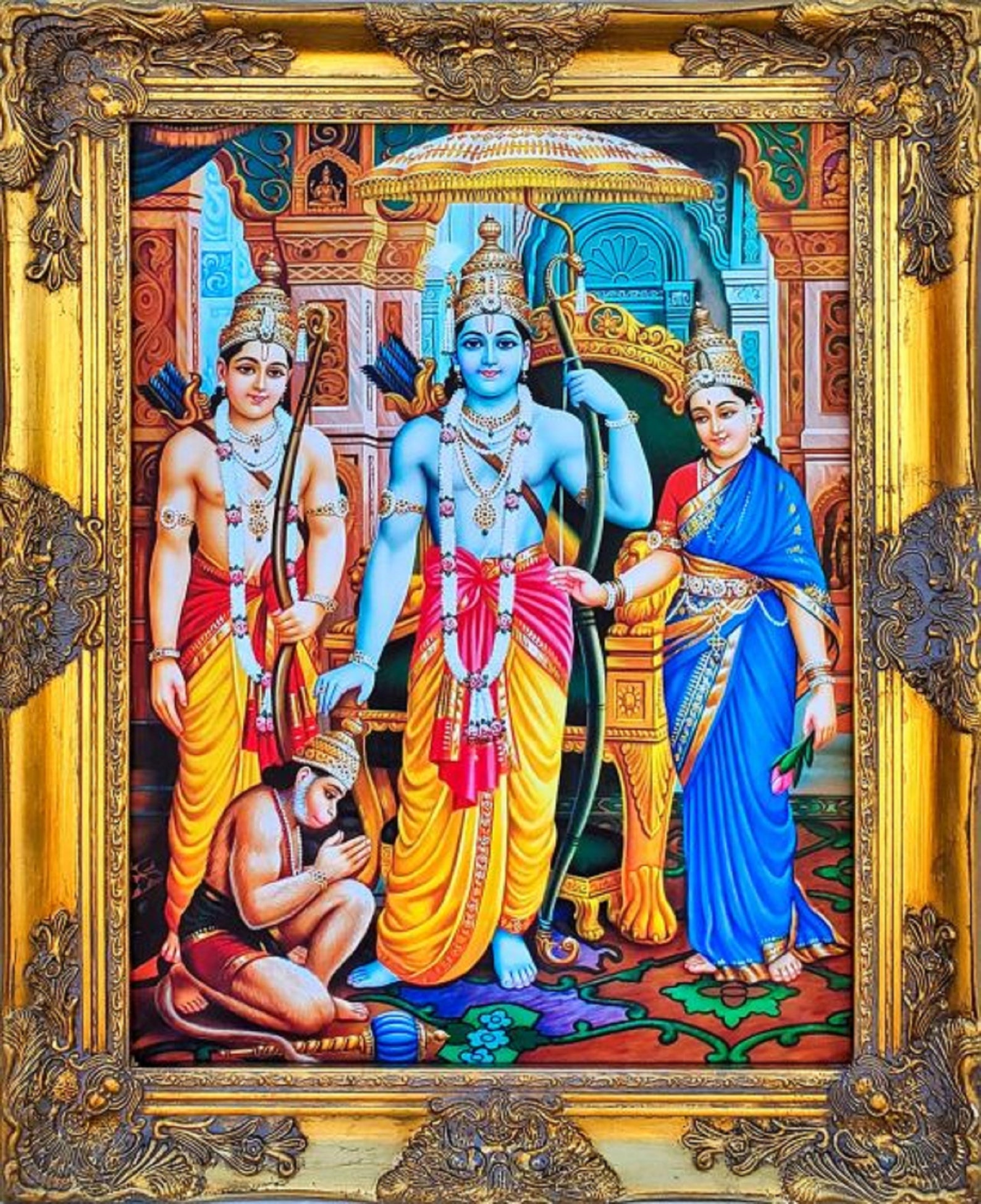 Ram Darbar Classic Canvas Art CV66F | Etsy