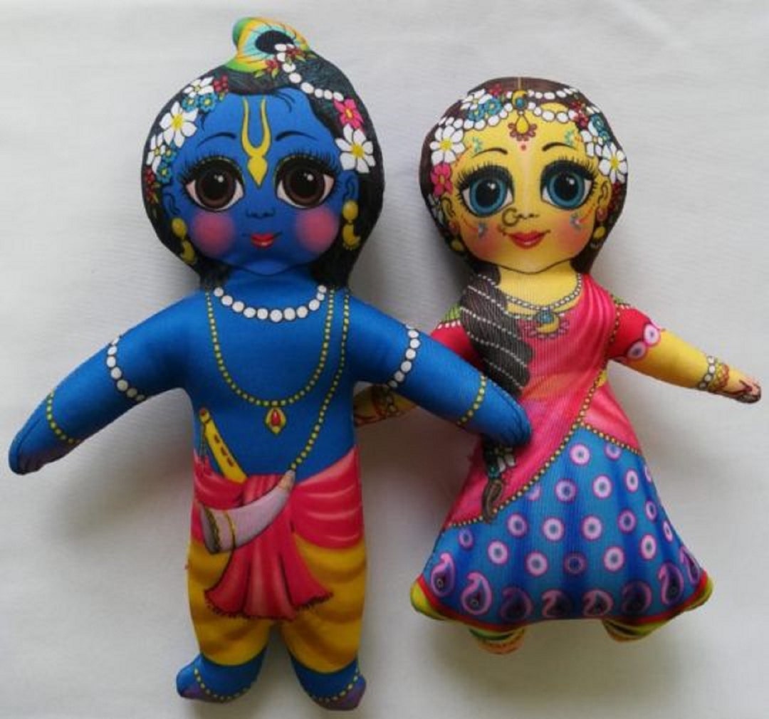 Krishna Doll Set Radha Krishna (DSRK) - Etsy
