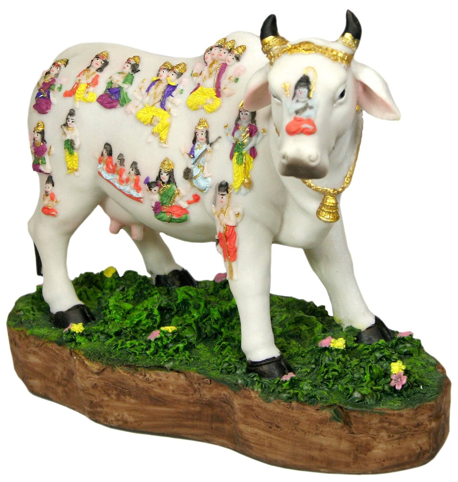 Krishna F611 Hindu Sacred Cow With Demigods 7 Statue - Etsy
