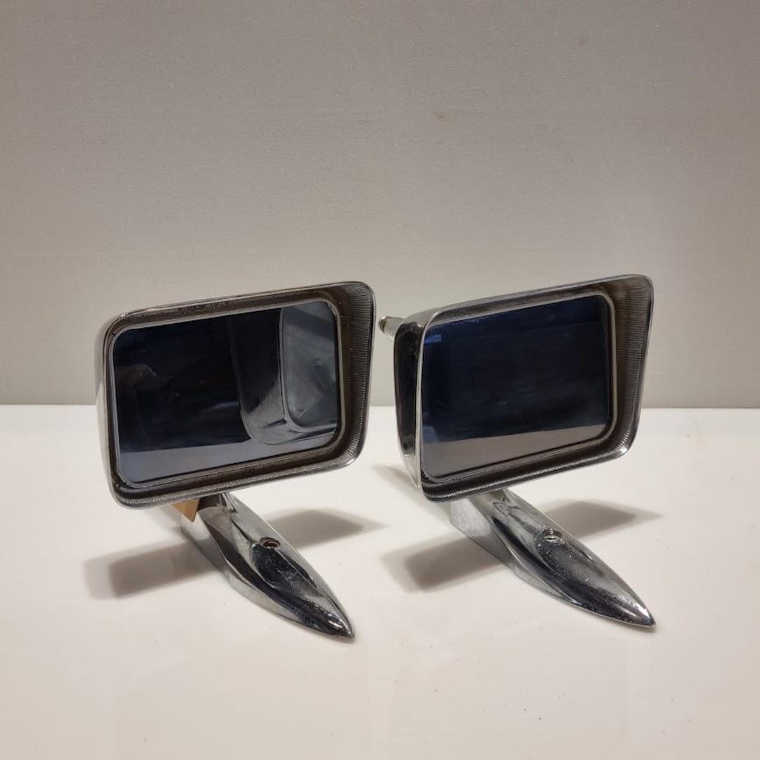 Ford Side View Car Mirror Set - 1950s 1960s Vintage #4086 - Silver ...