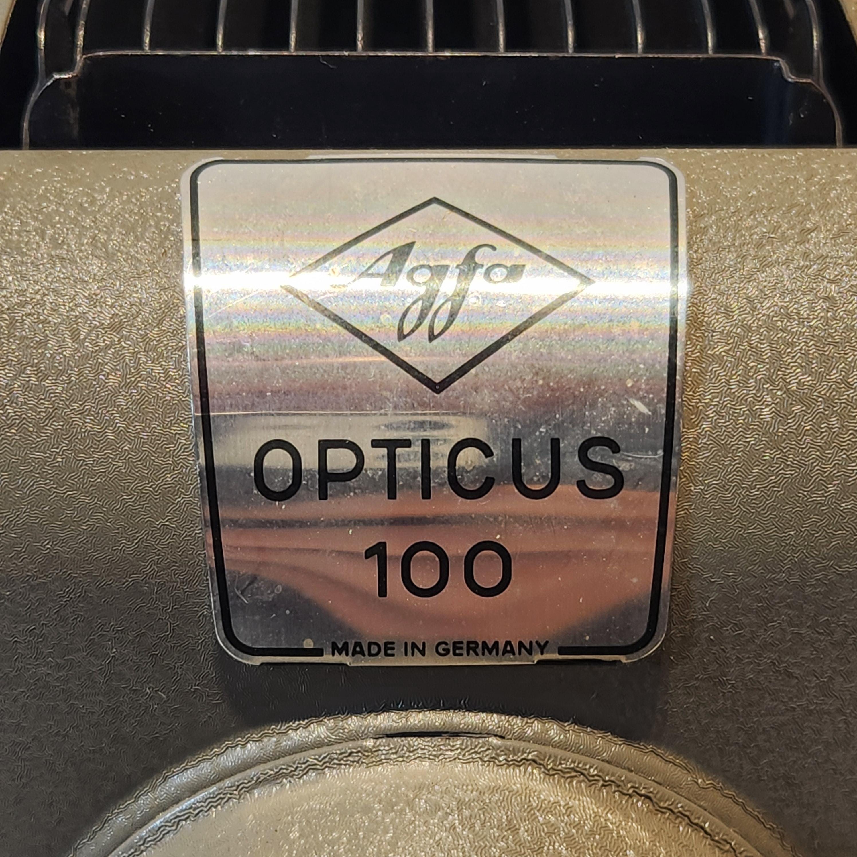 AGFA Opticus 100 Vintage Projector for Home Germany - Etsy