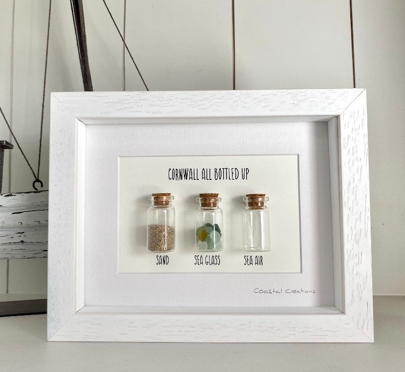 Cornwall All Bottled Up Cornish Sea Glass Cornish Gift - Etsy