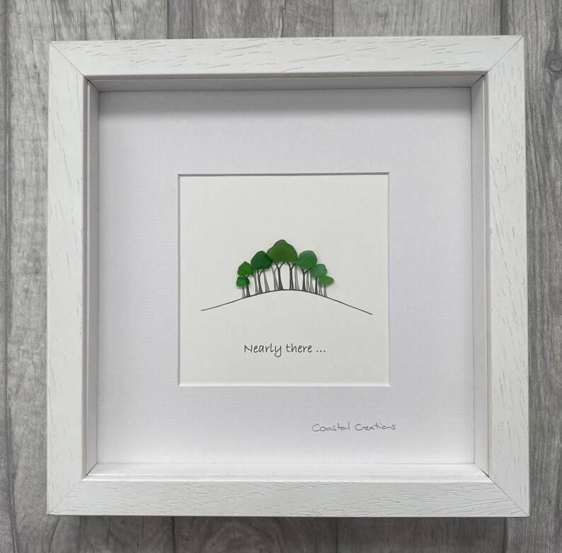 Sea Glass Art Nearly There/home Trees Cookworthy Knapp A30 - Etsy Australia