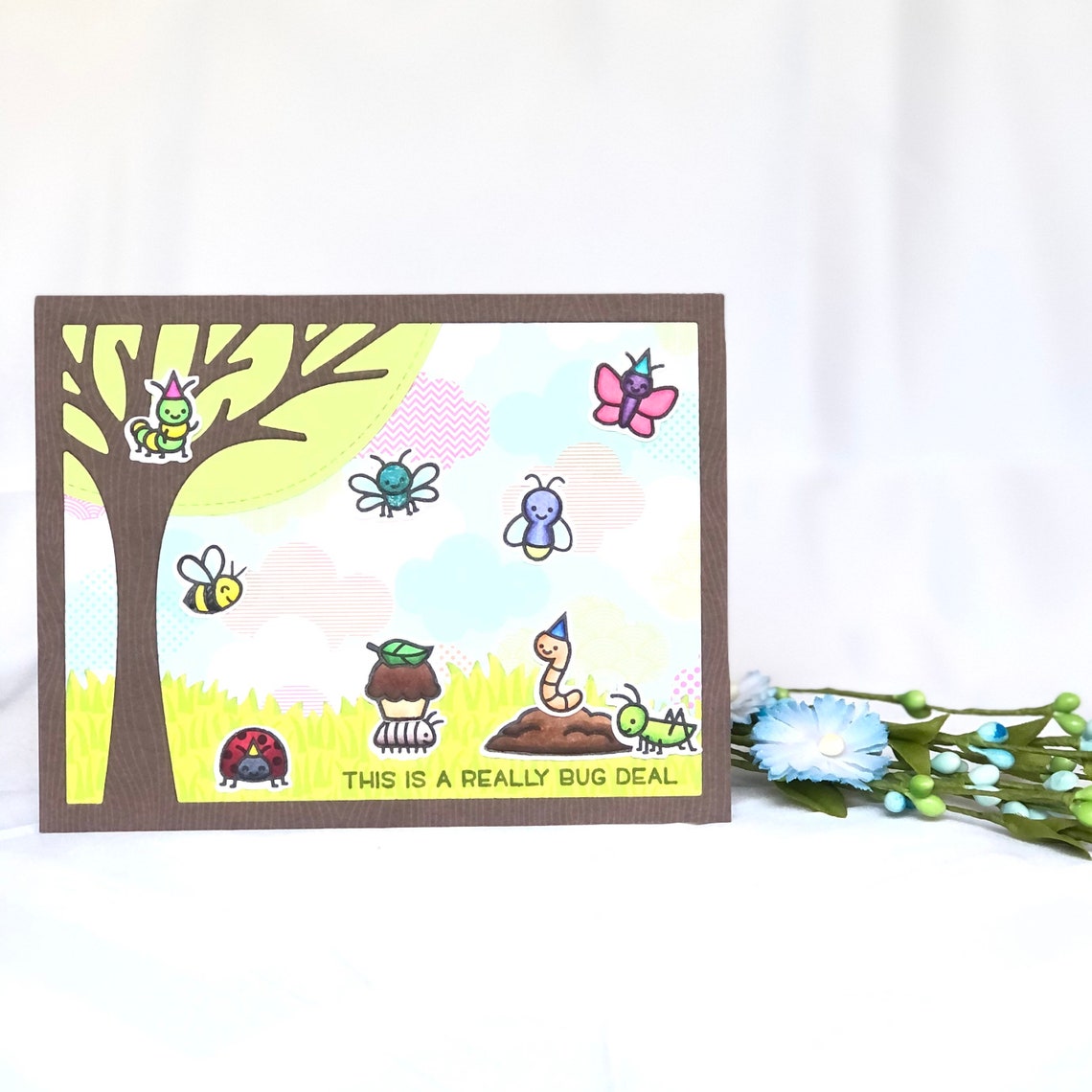 Bug Birthday Card Bug Party Summer Birthday Card Insect - Etsy New Zealand