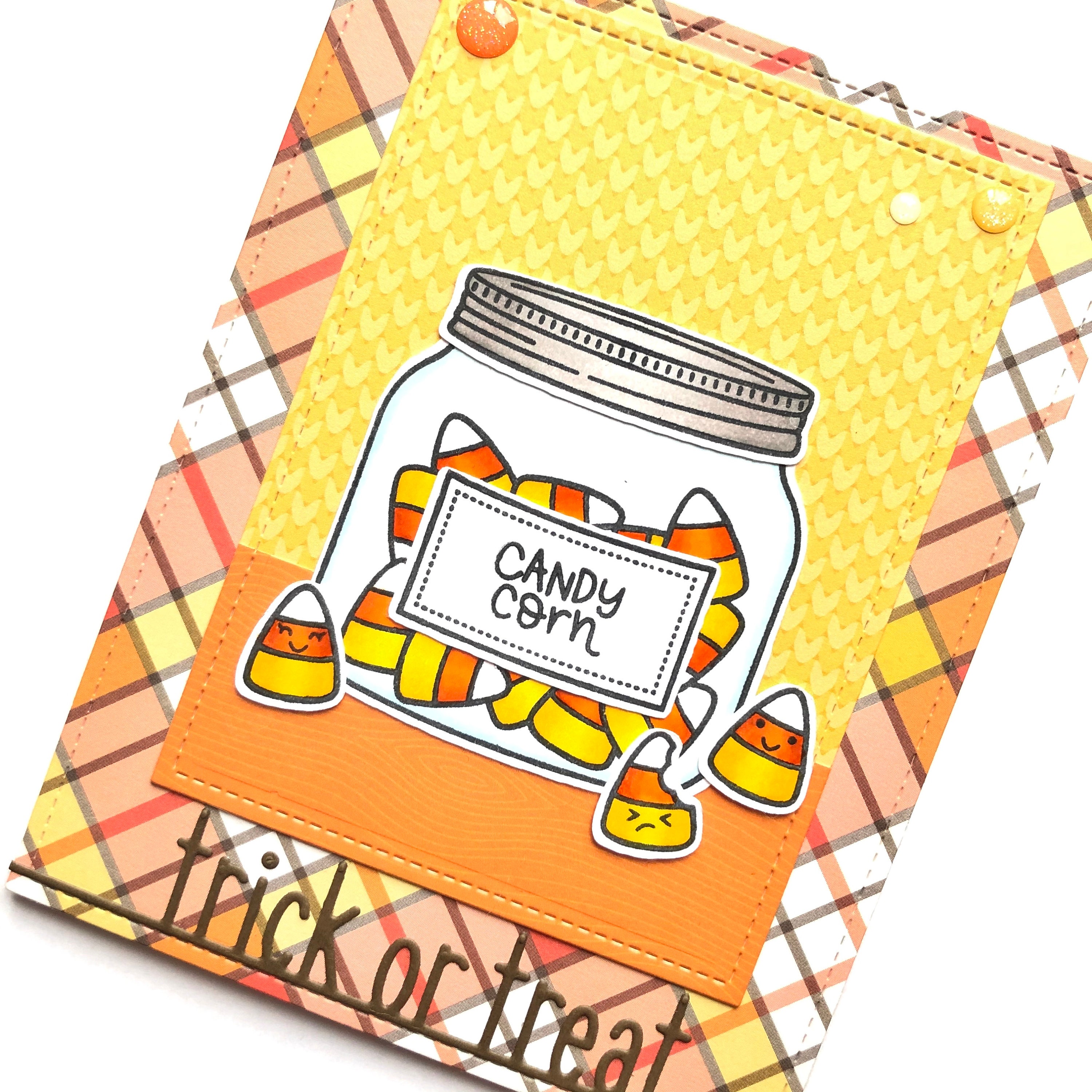 Candy Corn Card Halloween Candy Corn Halloween Candy Card Candy Corn ...