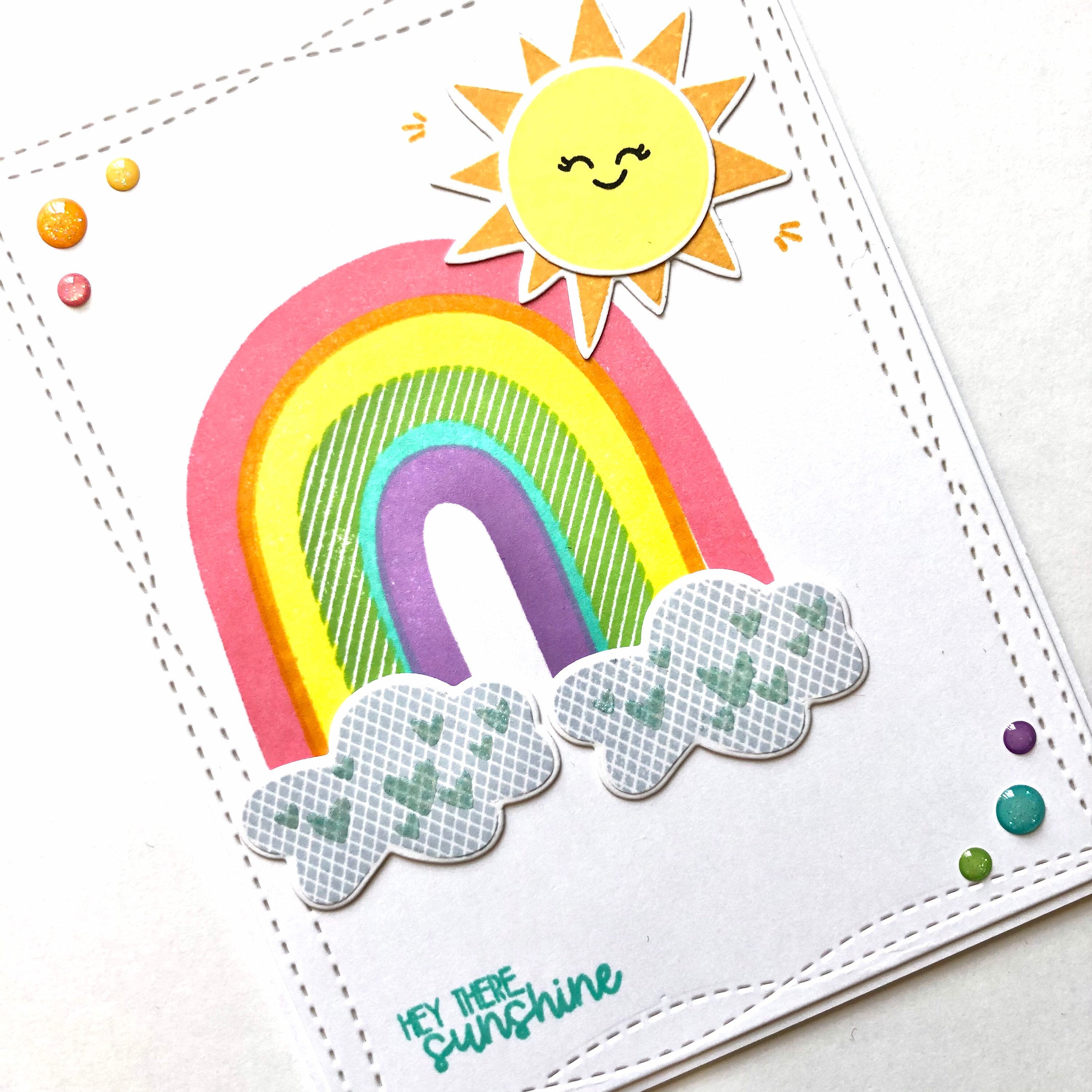 Rainbow Greeting Card Rainbow Note Card Encouragement Card Pride ...