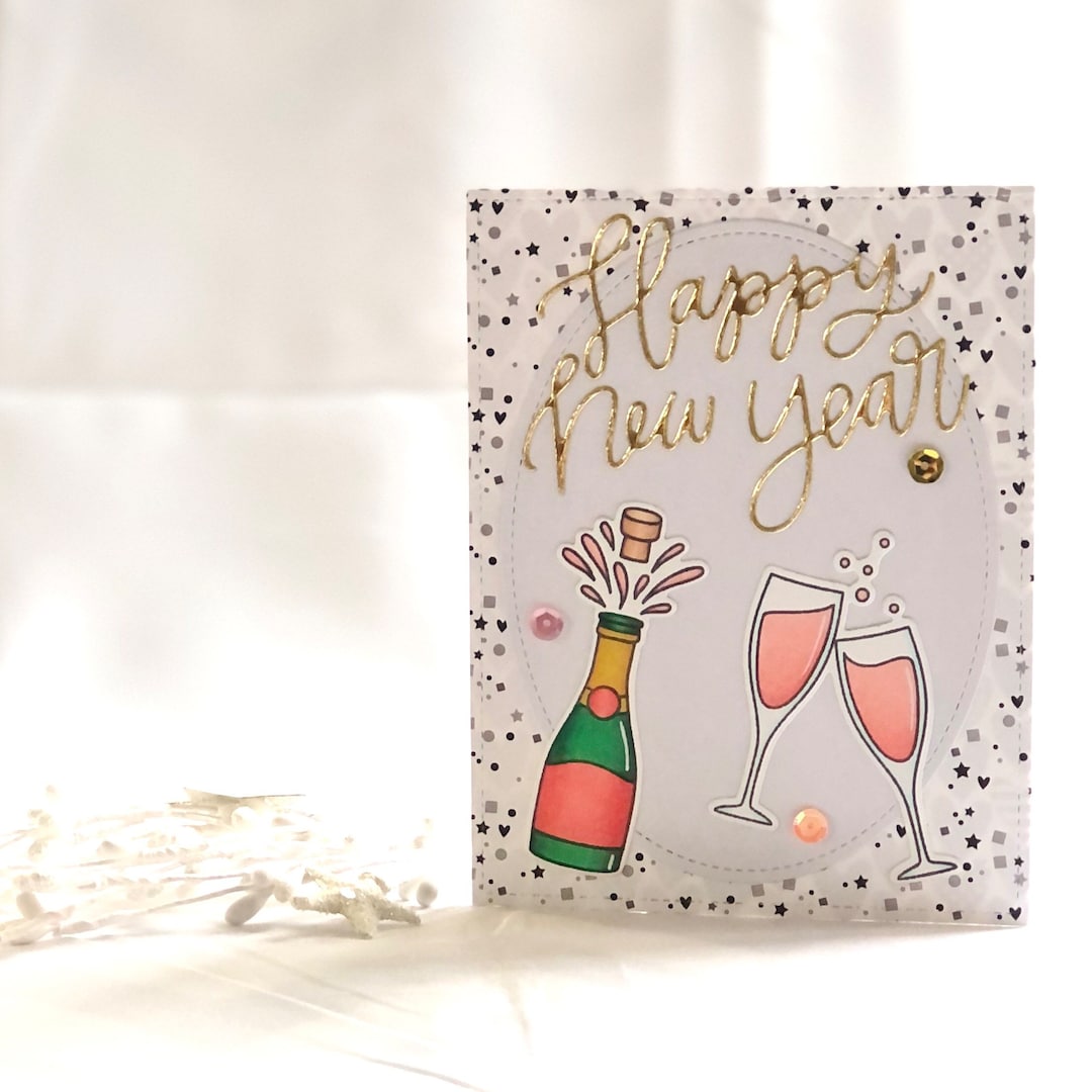 New Year 2023 Card Happy New Year Card New Years Eve Card Happy 2023 ...
