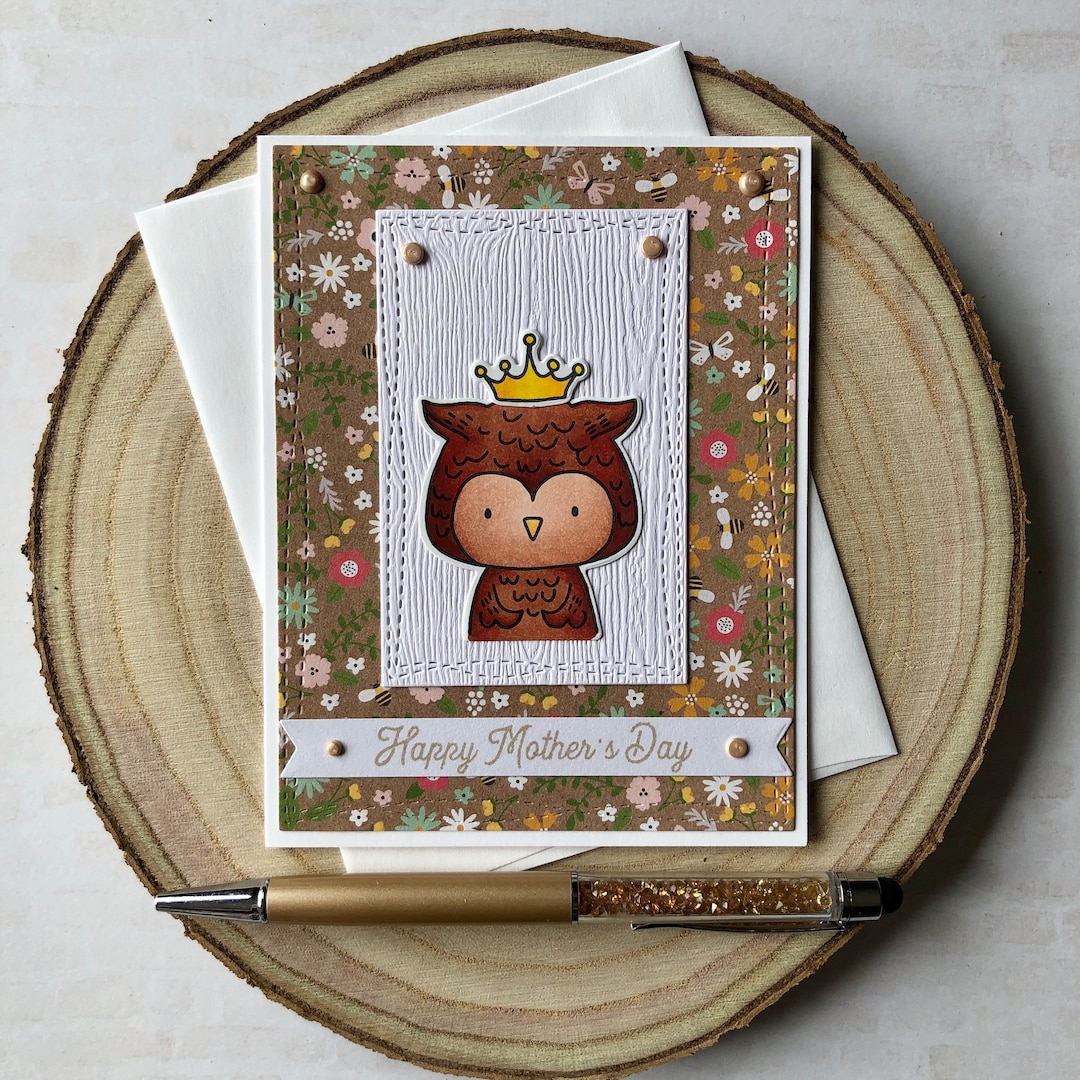 Owl Mothers Day Card Happy Mothers Day Card Owl Card Cute Mothers Day ...