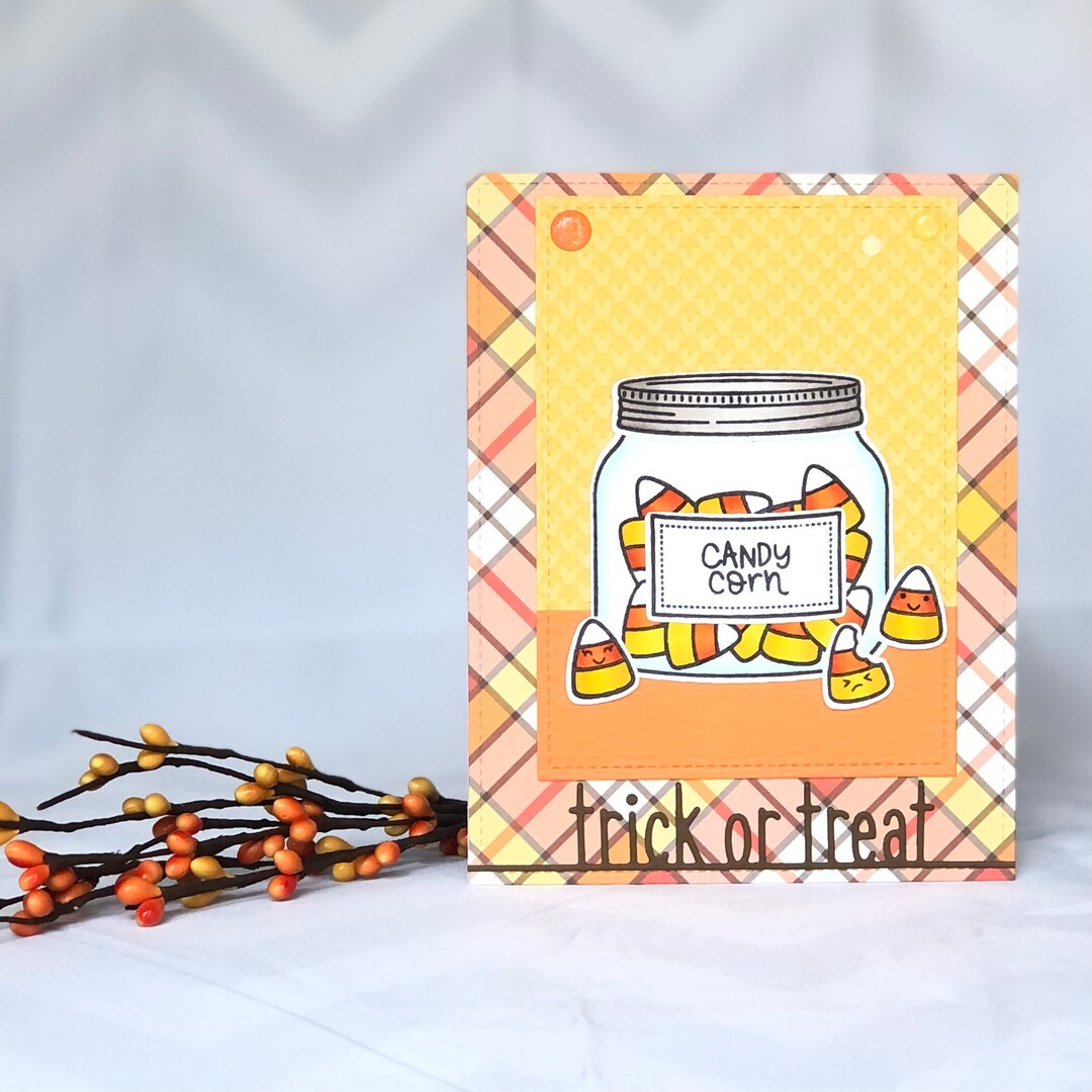 Candy Corn Card Halloween Candy Corn Halloween Candy Card Candy Corn ...