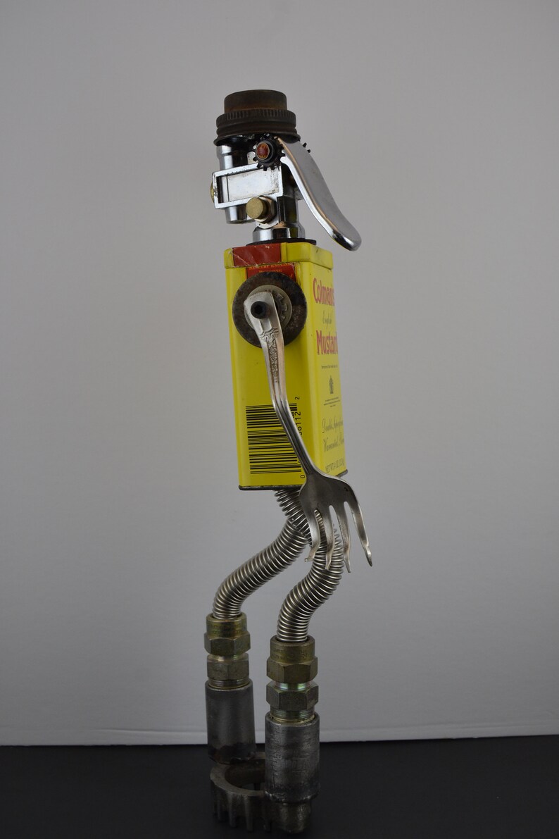 Colonel Mustard - Found Object Robot - Unique Robot - Vintage ...