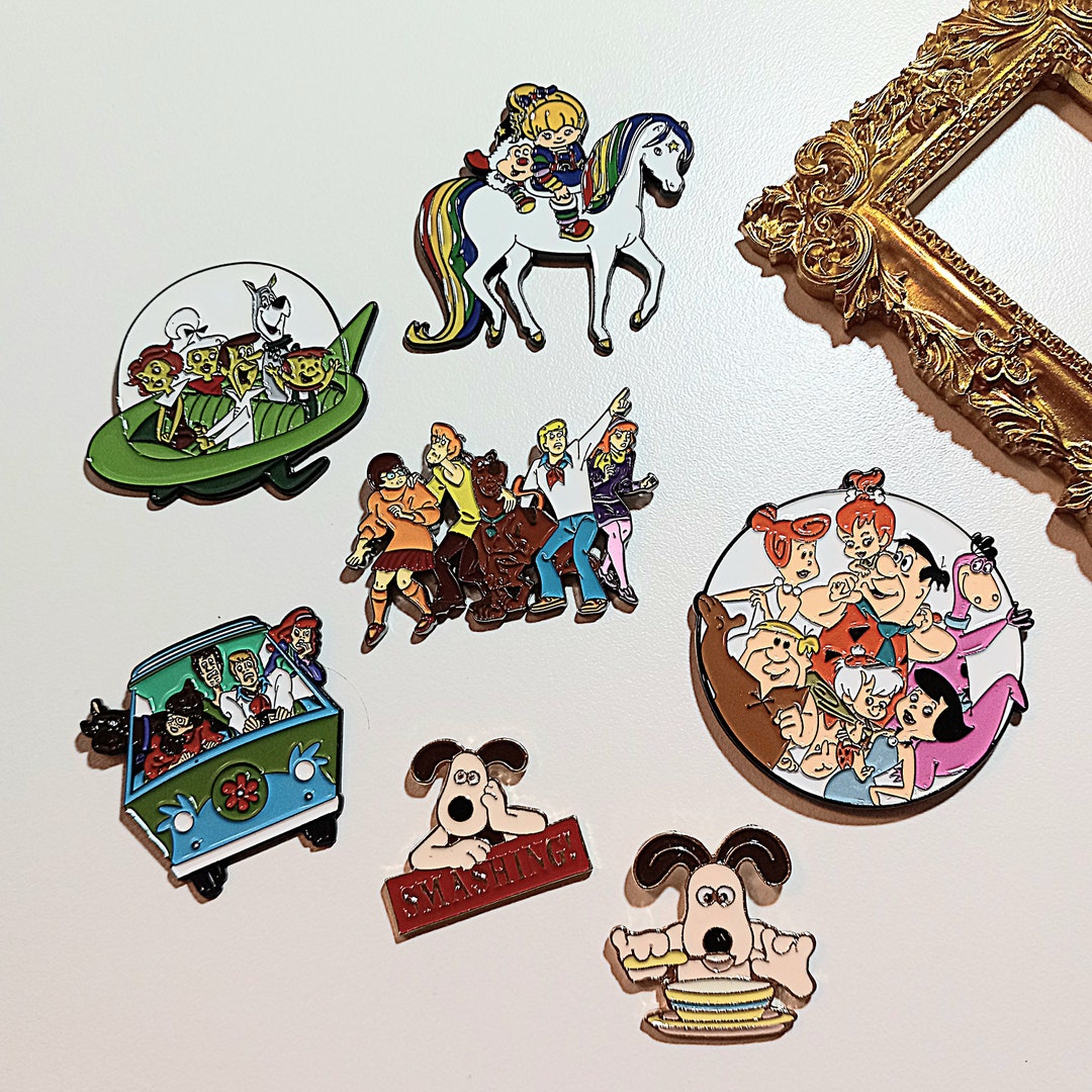 CHOICE - Enamel Metal Needle Minder / Fridge Magnet, Cartoons, Jetsons ...