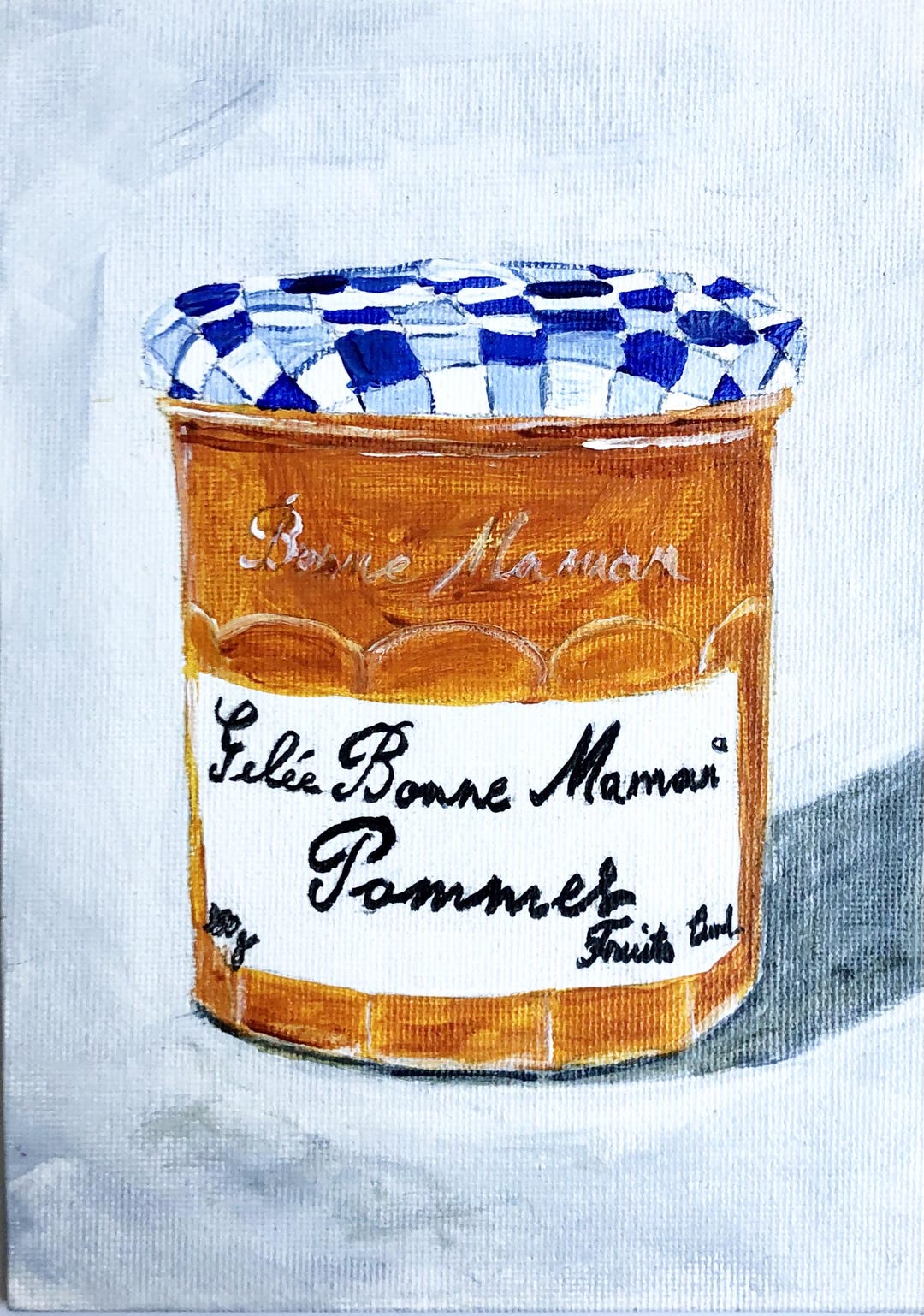 Bonne Maman Jam Painting Jam Jar Painting Kitchen Painting Kitchen ...