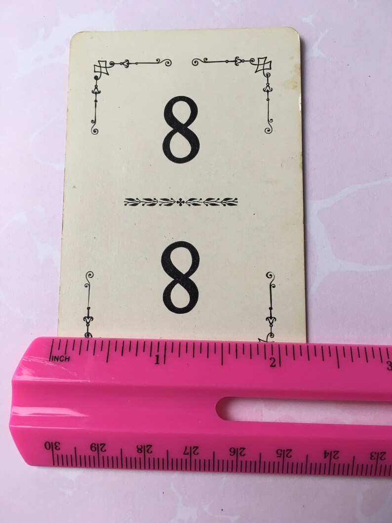 Vintage Playing Cards Big Numbers Mixed Media Collage Paper - Etsy