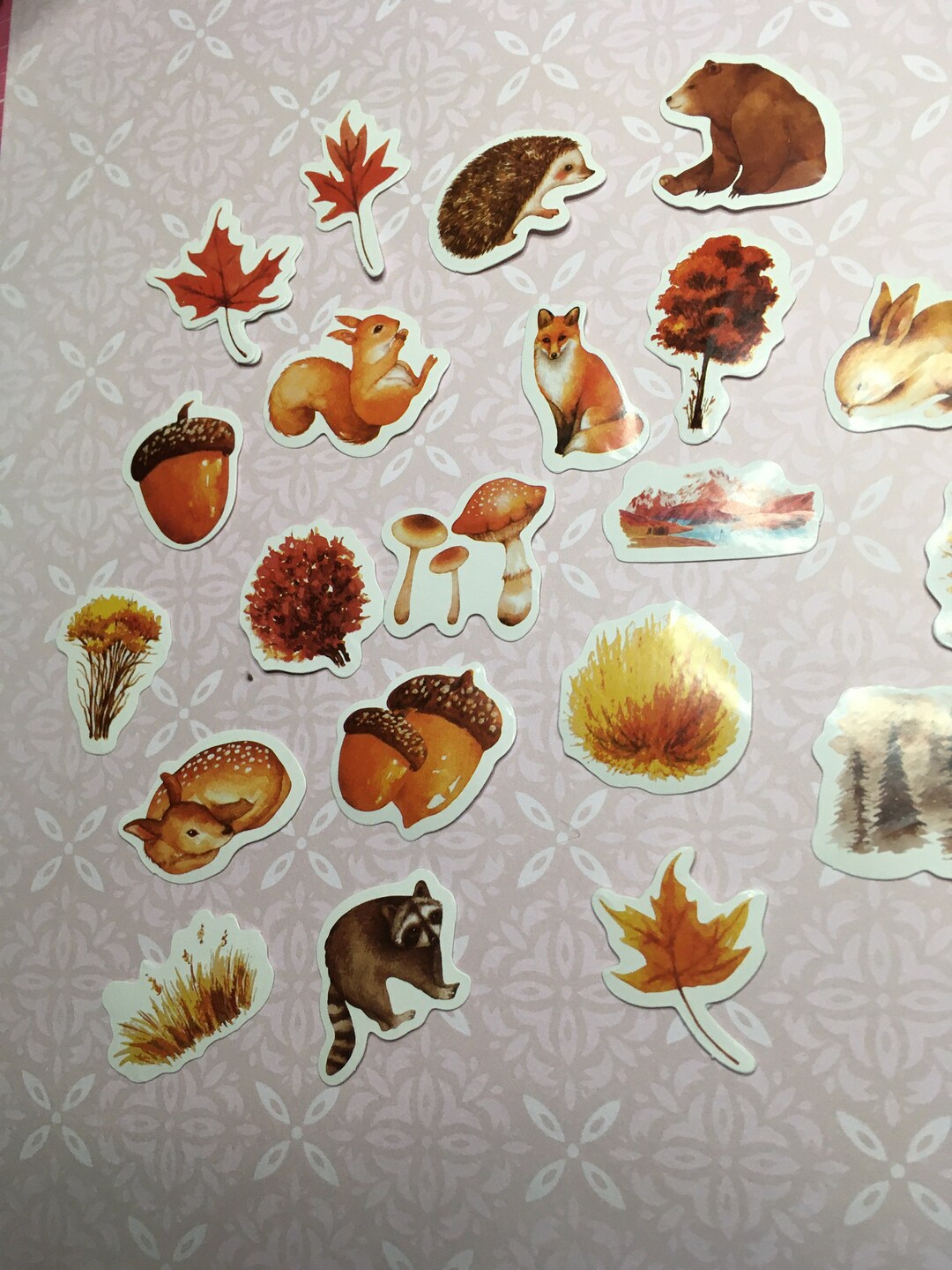 Woodland Stickers for Junk Journals Mixed Media Collage Art - Etsy