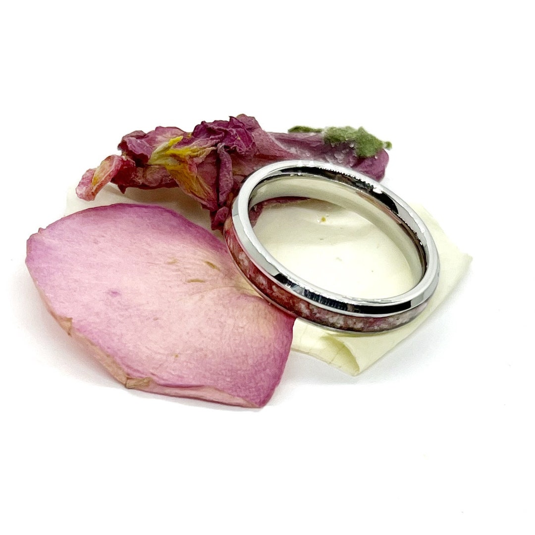 Memorial Funeral Flower Petal Jewelry or Cremation Channel Set Keepsake ...
