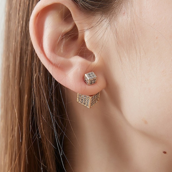 Double Sided Earring - Etsy