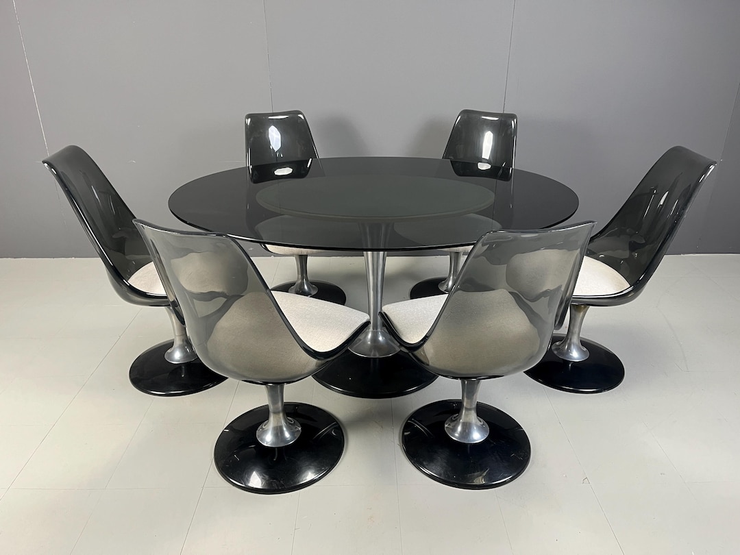 Space Age Dining Set by Chromcraft, 1970s - Vintage Design Dining ...