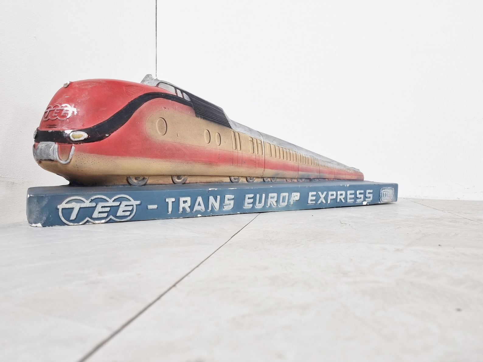 Trans Europ Express Rare Streamlined Plaster Train Display - Etsy