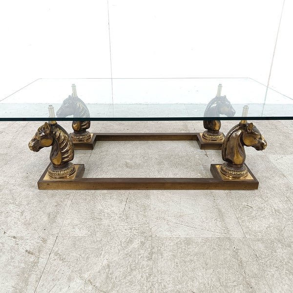 Glass Horse Coffee Table - Etsy