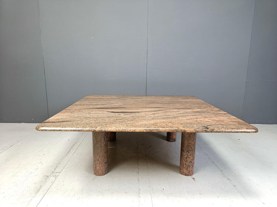 Vintage Granite Coffee Table, 1970s - Vintage Coffee Table - Large ...