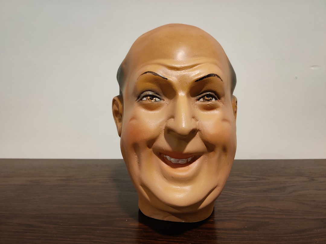 Vintage French Plaster Mannequin Head - Art Deco - Milinery Stand ...