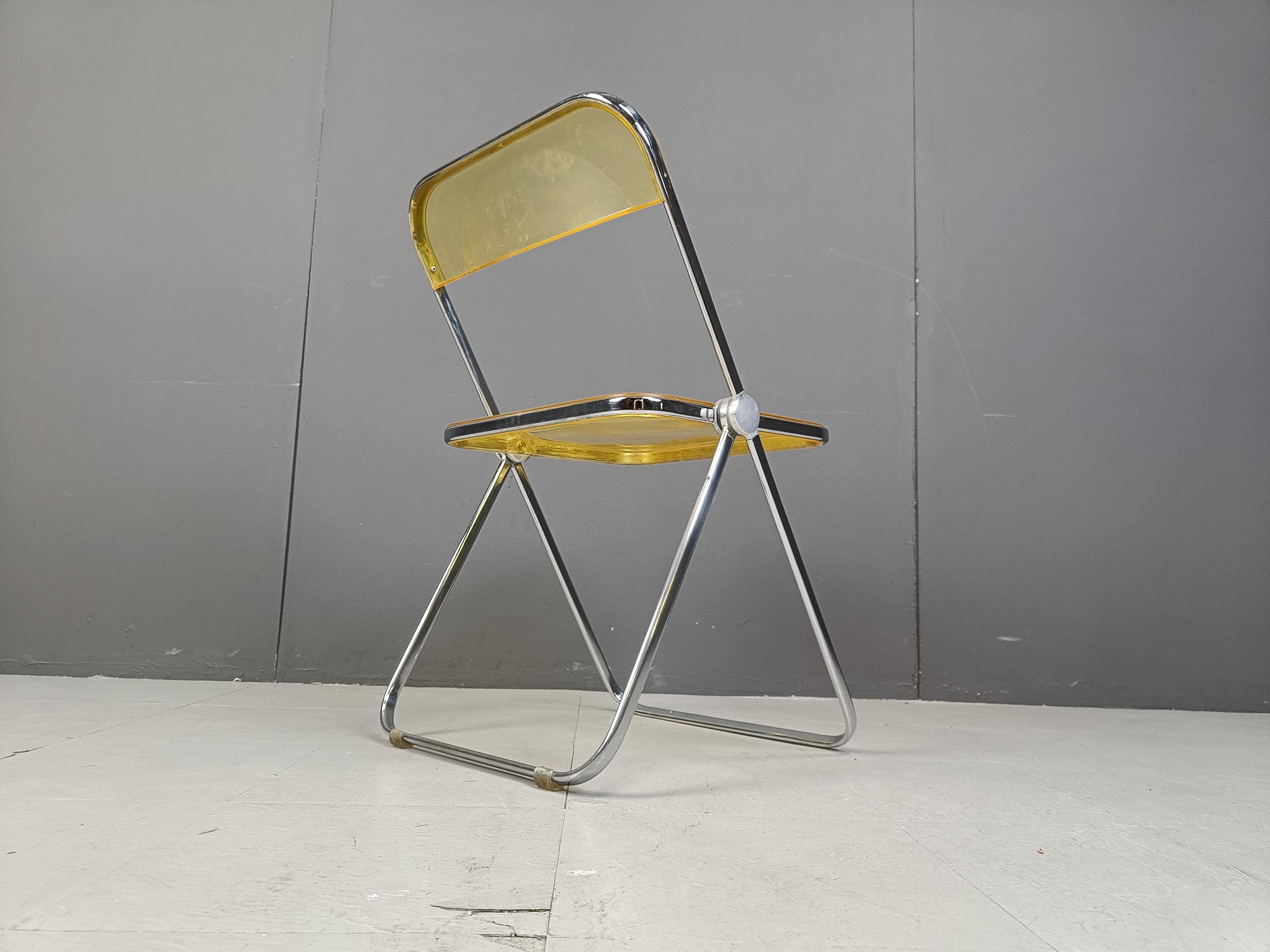 Vintage Plia Folding Chair by Castelli 1970s Mid Century Modern Chairs Italian Design Chair Foldable Chair Etsy UK