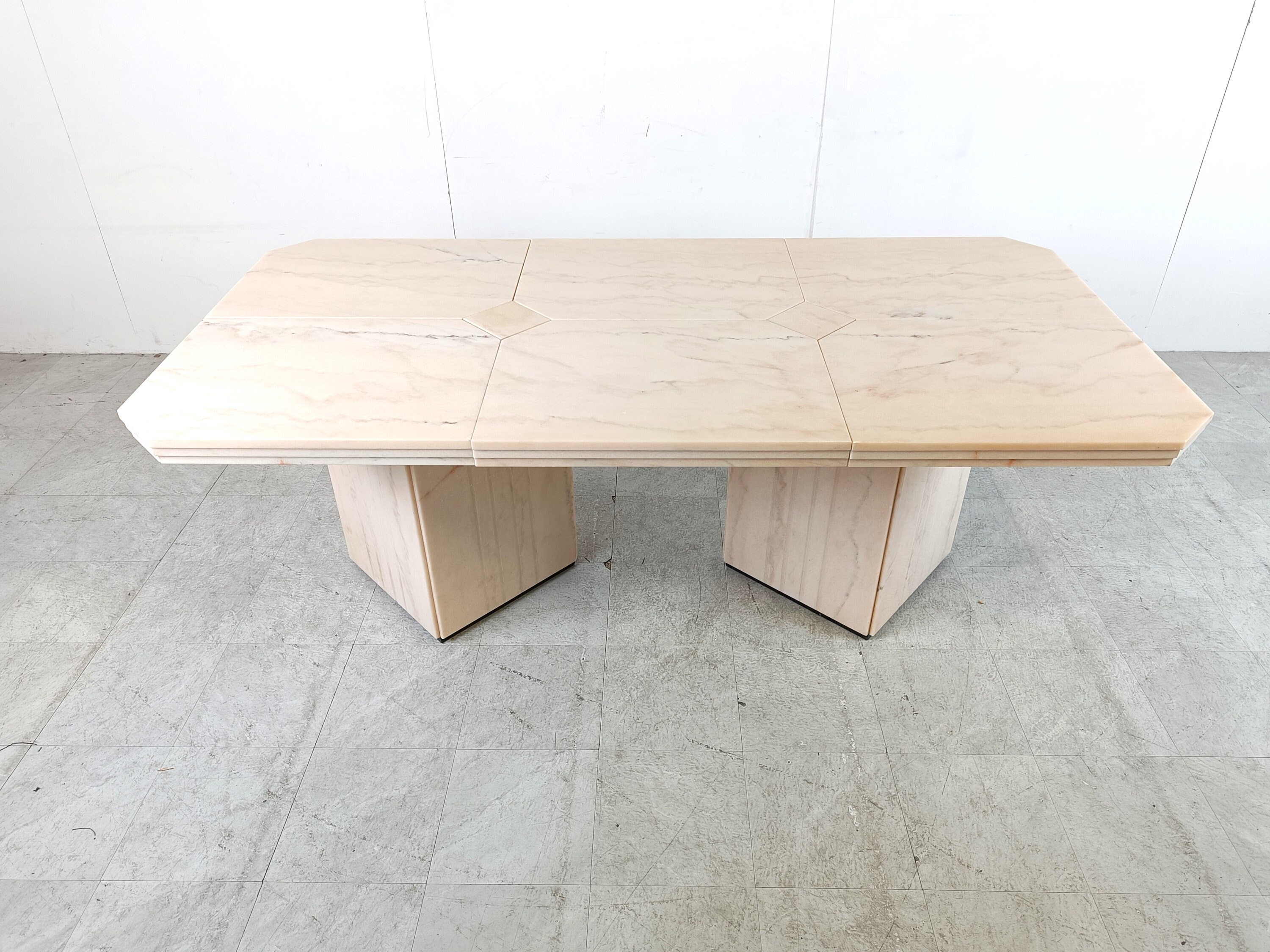Vintage Marble Dining Table 1970s Large Marble Dining Table Yellow Marble Table Italian Dining Table Etsy