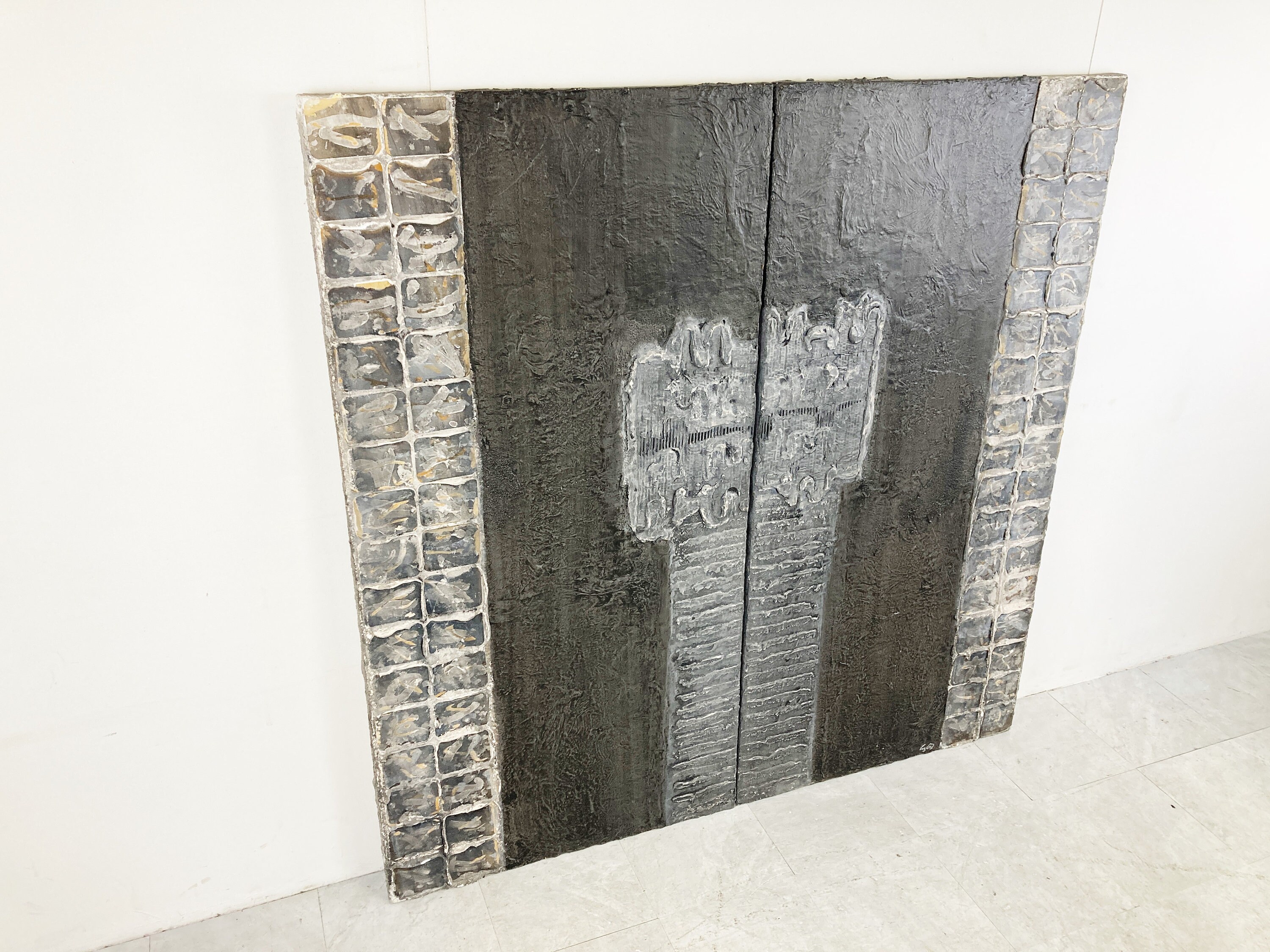 Large Brutalist Wall Sculpture, 2000s - Brutalism Art - Brutalist Wall ...