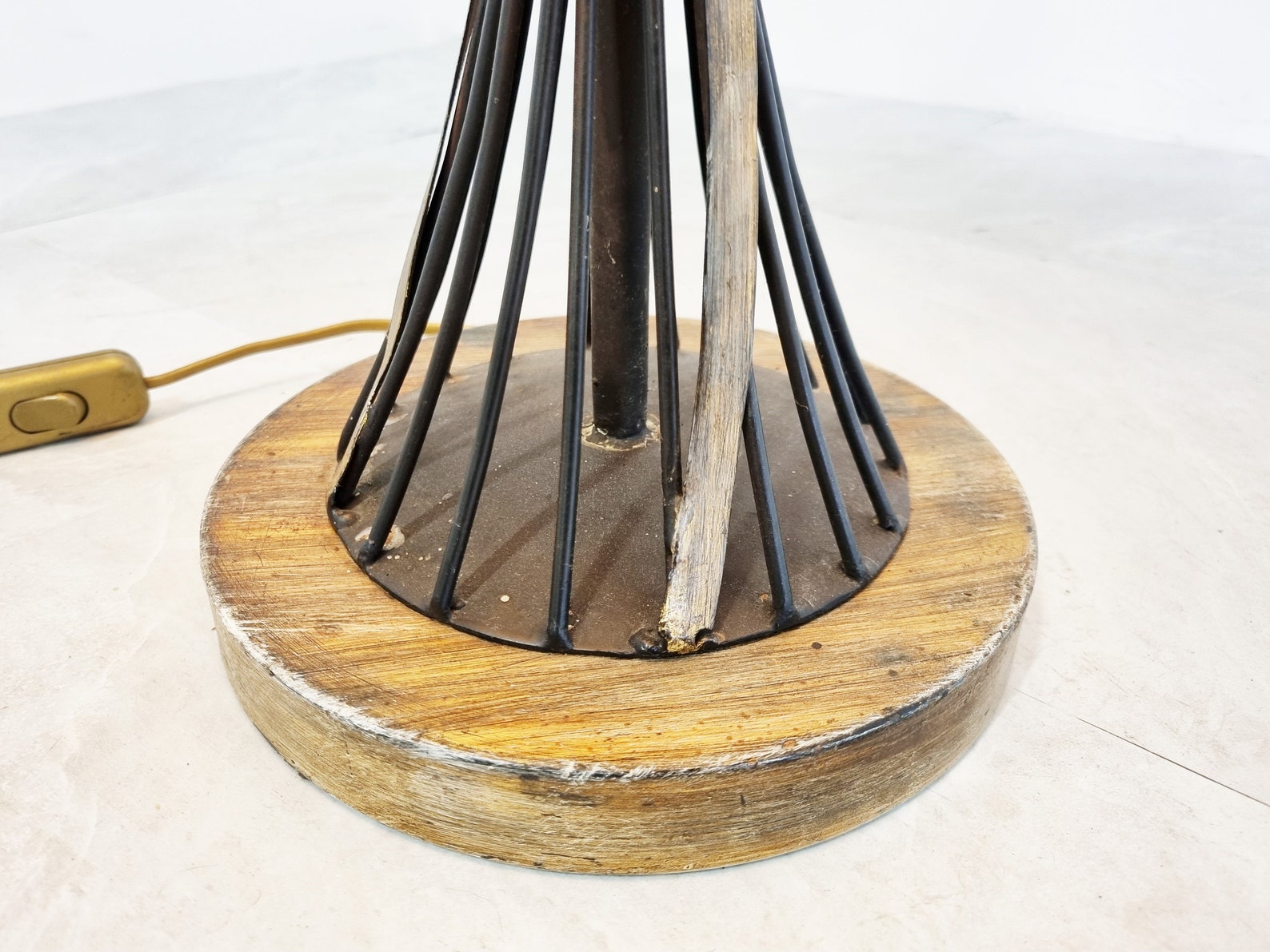 Vintage Sheaf of Wheat Table Lamp - 1960s - Vintage Italian Table Lamp ...