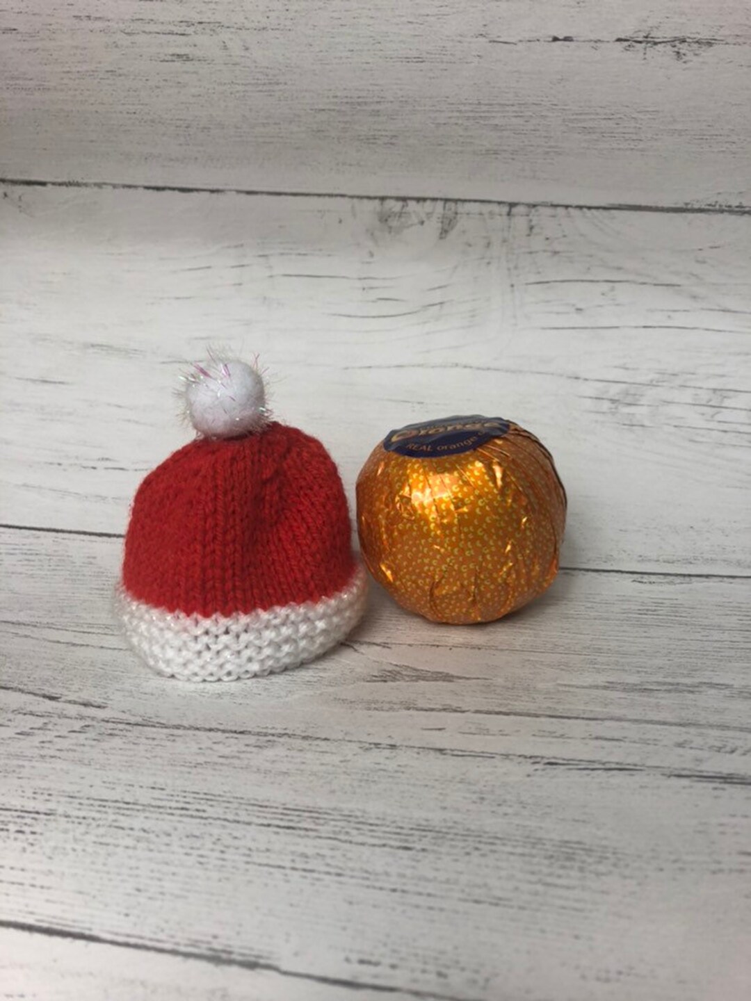 Santa Hat Chocolate Orange Cover Christmas Chocolate Cover - Etsy