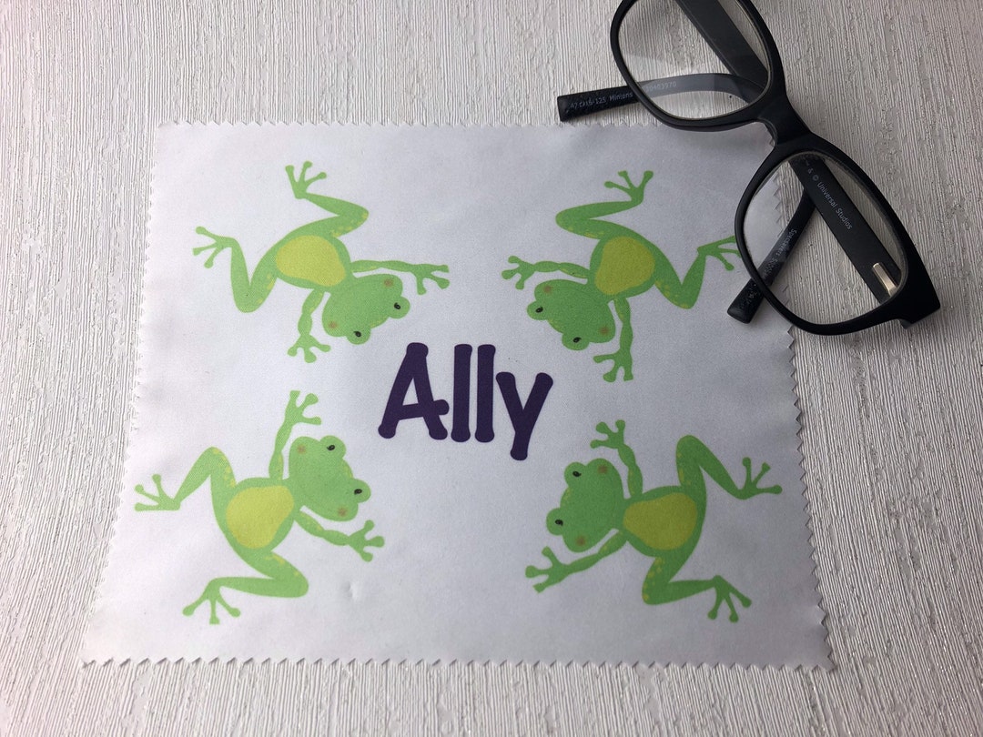 Personalised Frog Lens Cloth - Etsy