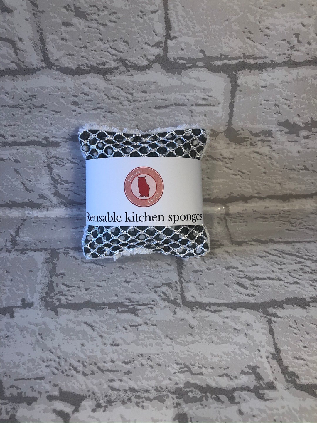 Grey With White Spots Unsponges, Reusable Kitchen Sponges, Eco Friendly ...