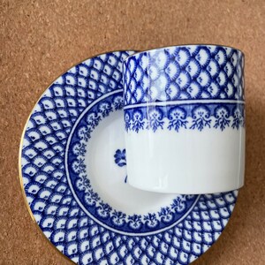 Antique WEDGWOOD Blue White Cup and Saucer England - Etsy