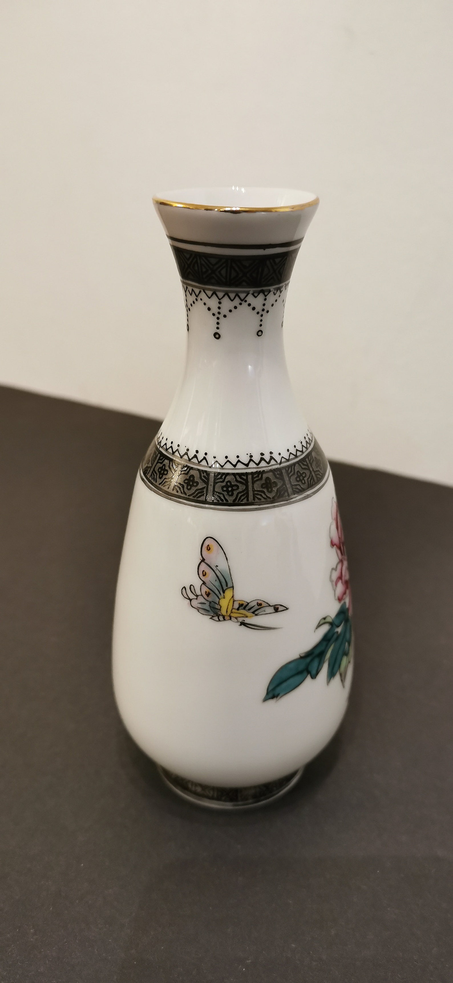 Vintage Chinese Porcelain Vase Peony Made in Liling - Etsy UK