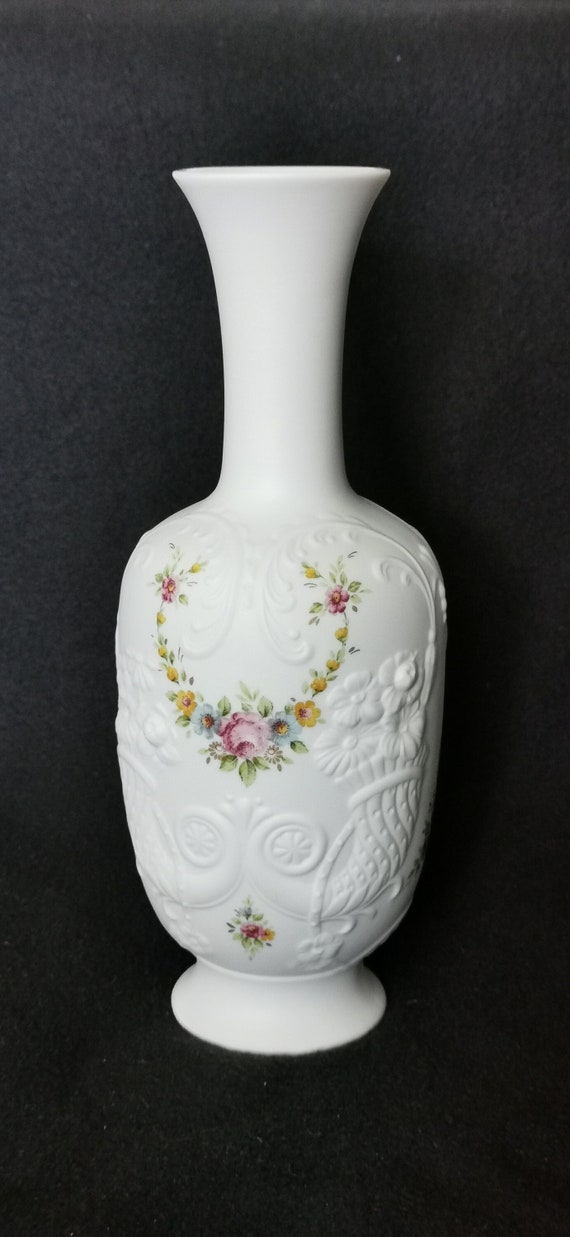 Vintage Kaiser Germany Bisque Porcelain Vase | Etsy