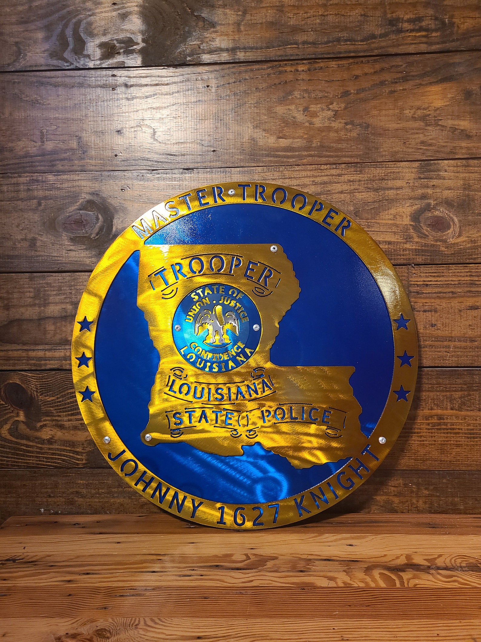 Louisiana State Police Badge Custom State Police Badge Metal - Etsy