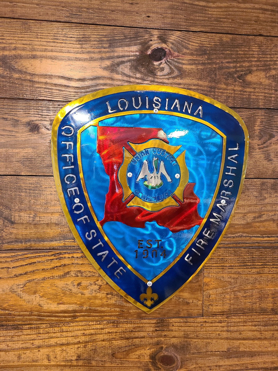 Louisiana Fire Marshall Patch, Fire Marshall, Louisiana, Patch, Custom ...
