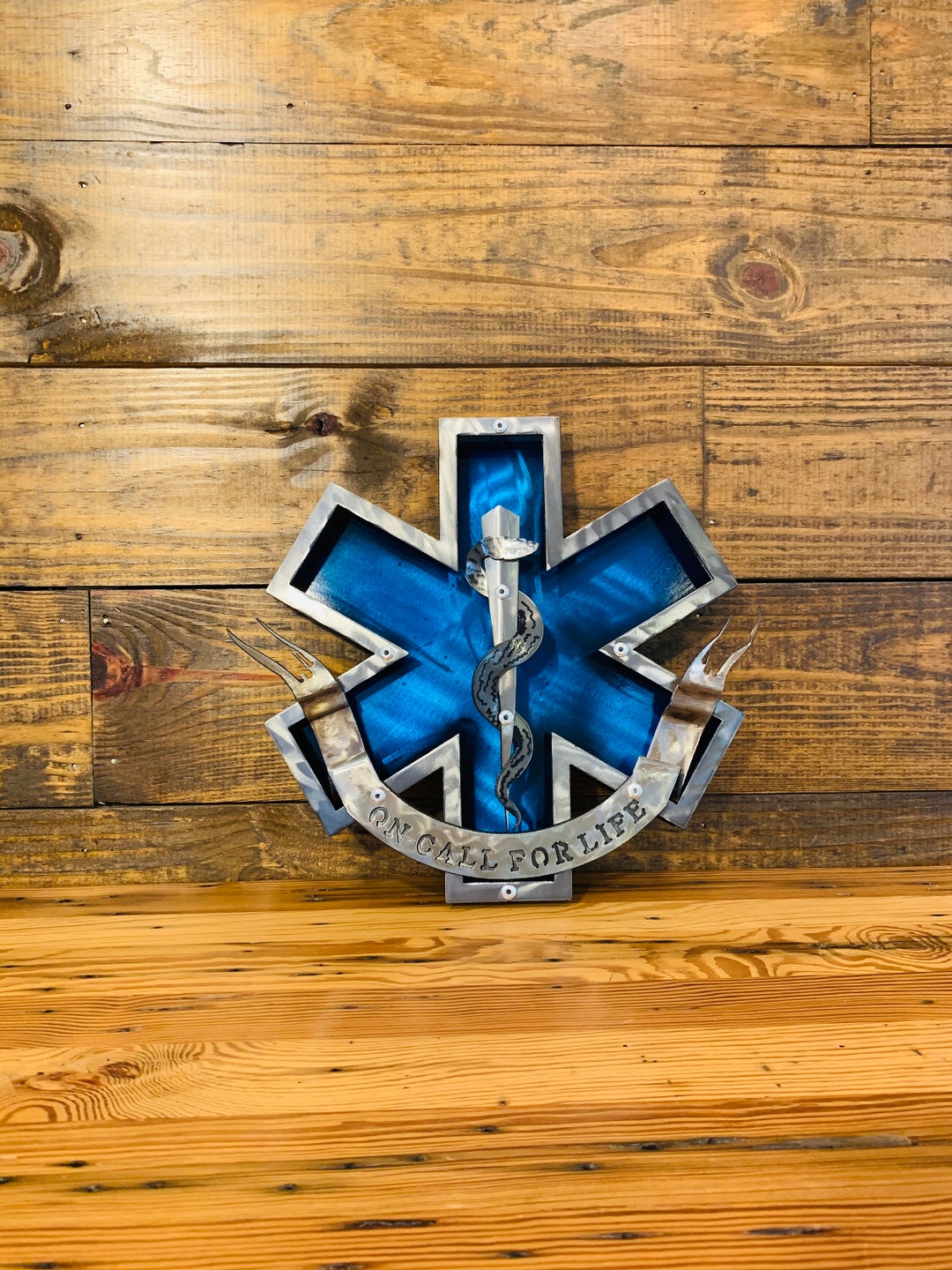 EMS Metal Art, Star of Life, Emergency Medical Services, EMS Star of ...