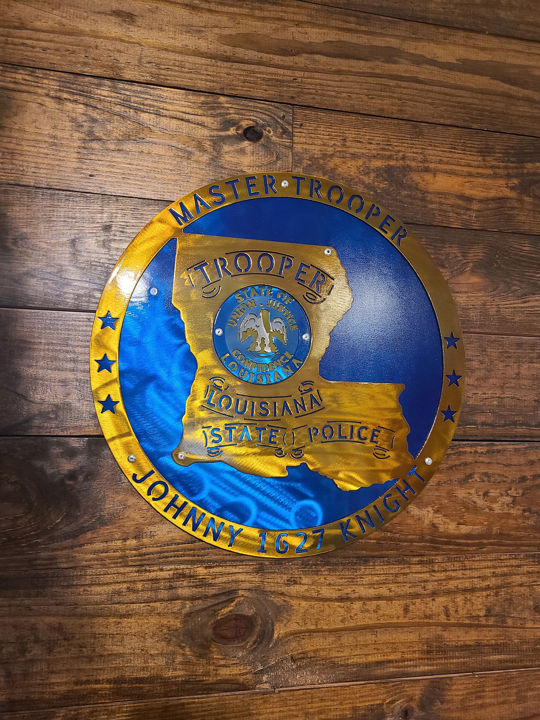Louisiana State Police Badge Custom State Police Badge Metal - Etsy