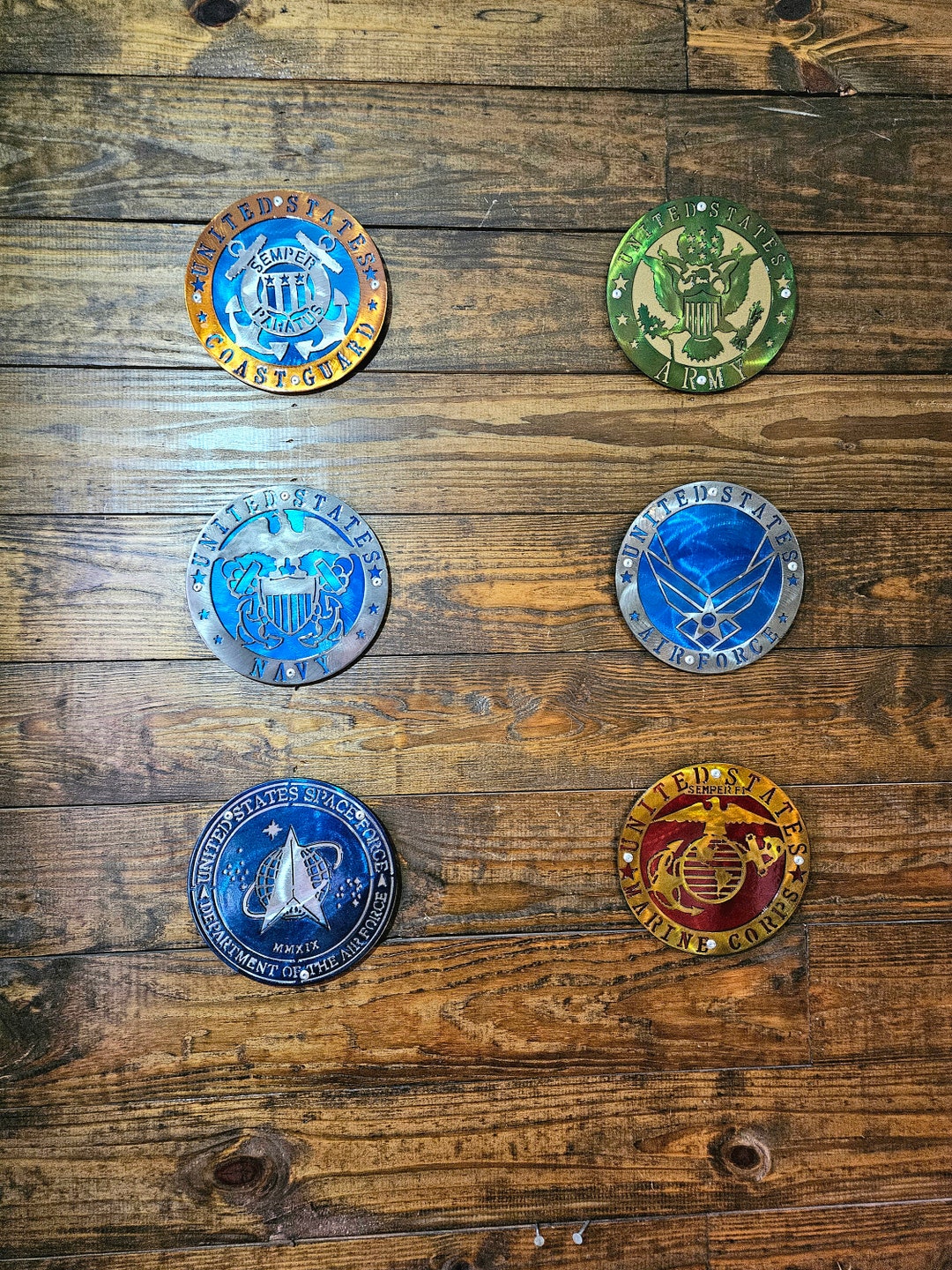 FULL SET Military Seals, Marine Corps, Air Force, Coast Guard, Navy ...