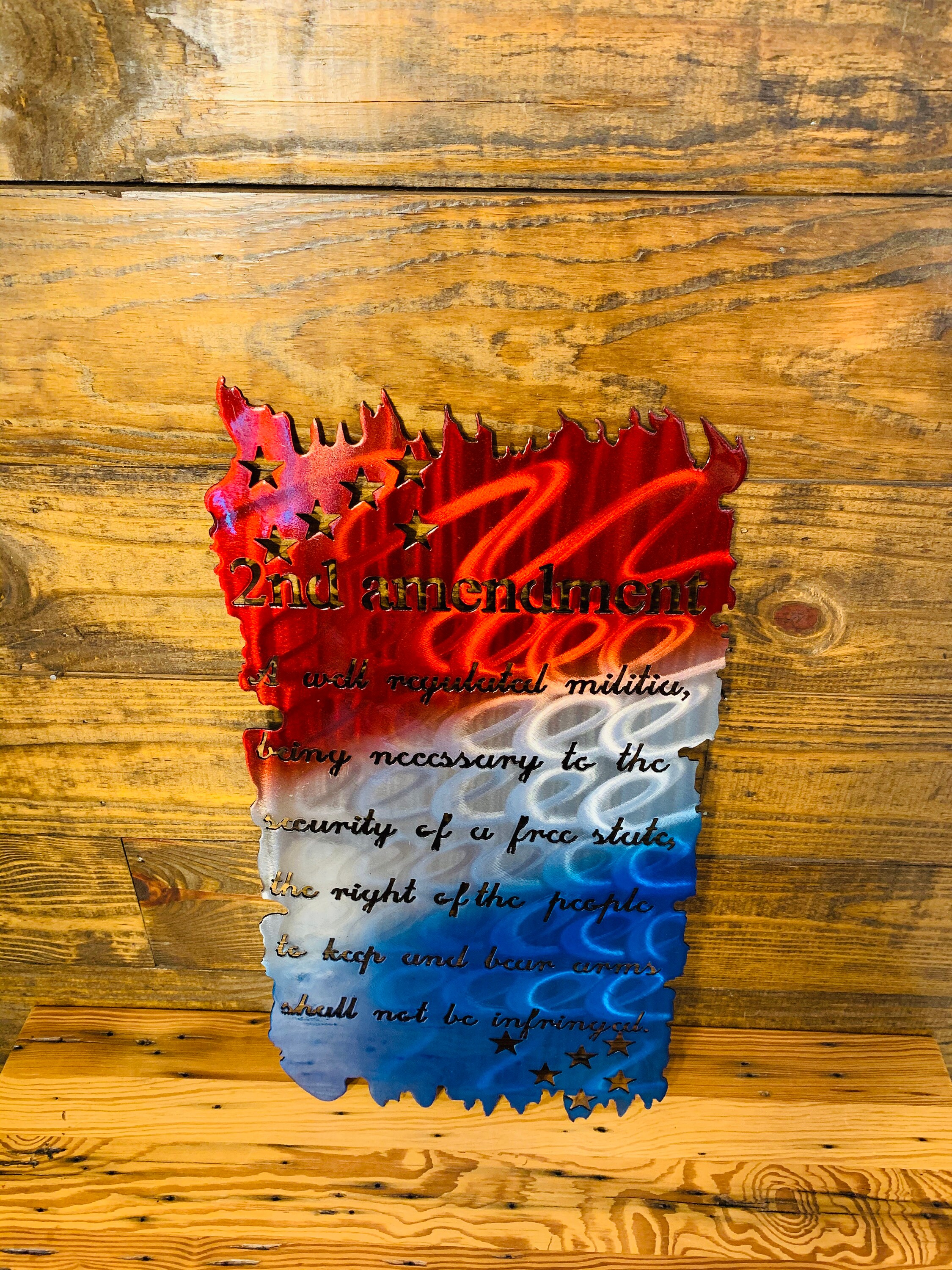 2nd Amendment Second Amendment Metal Wall Art American Flag - Etsy