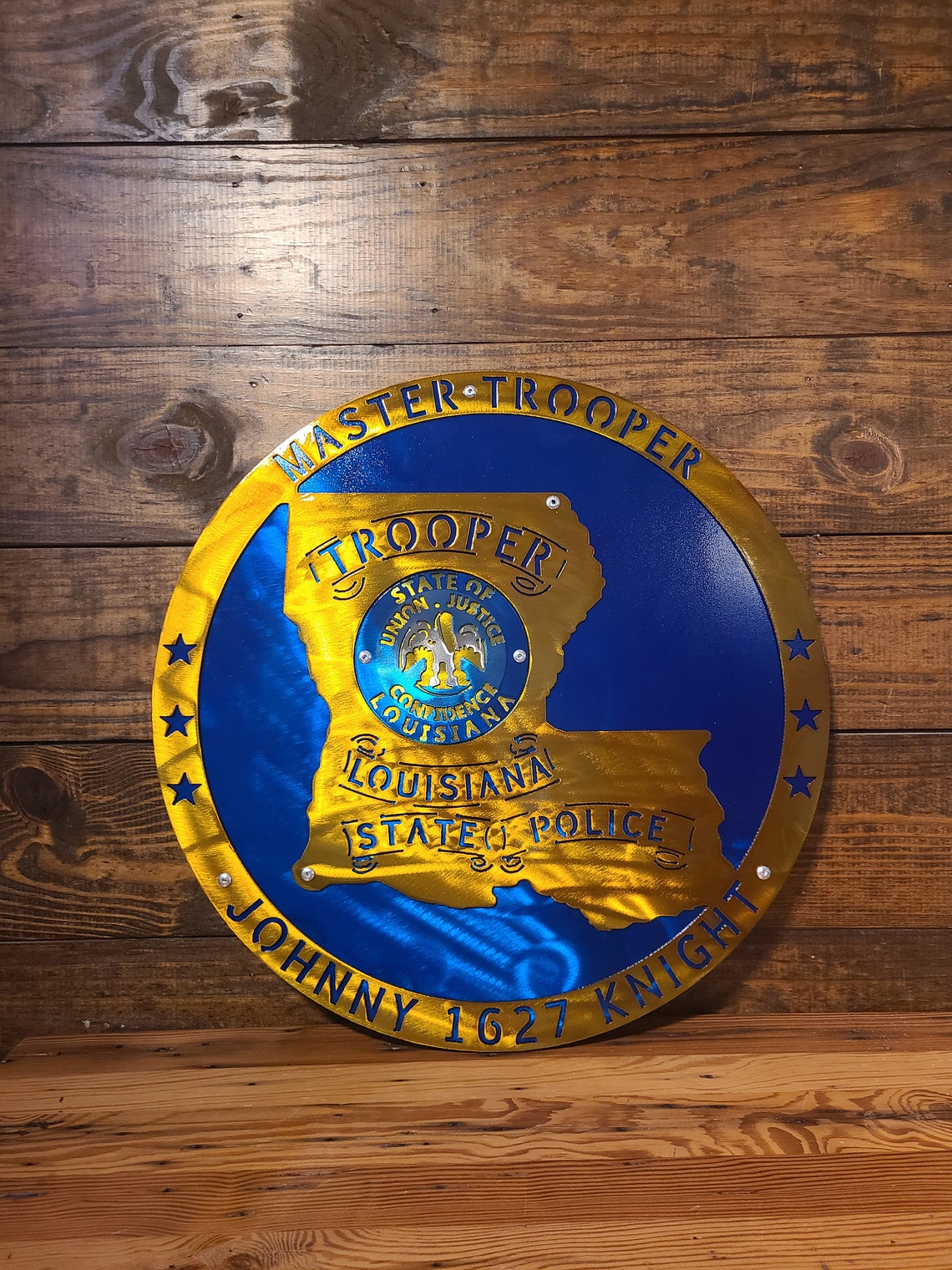 Louisiana State Police Badge Custom State Police Badge Metal - Etsy