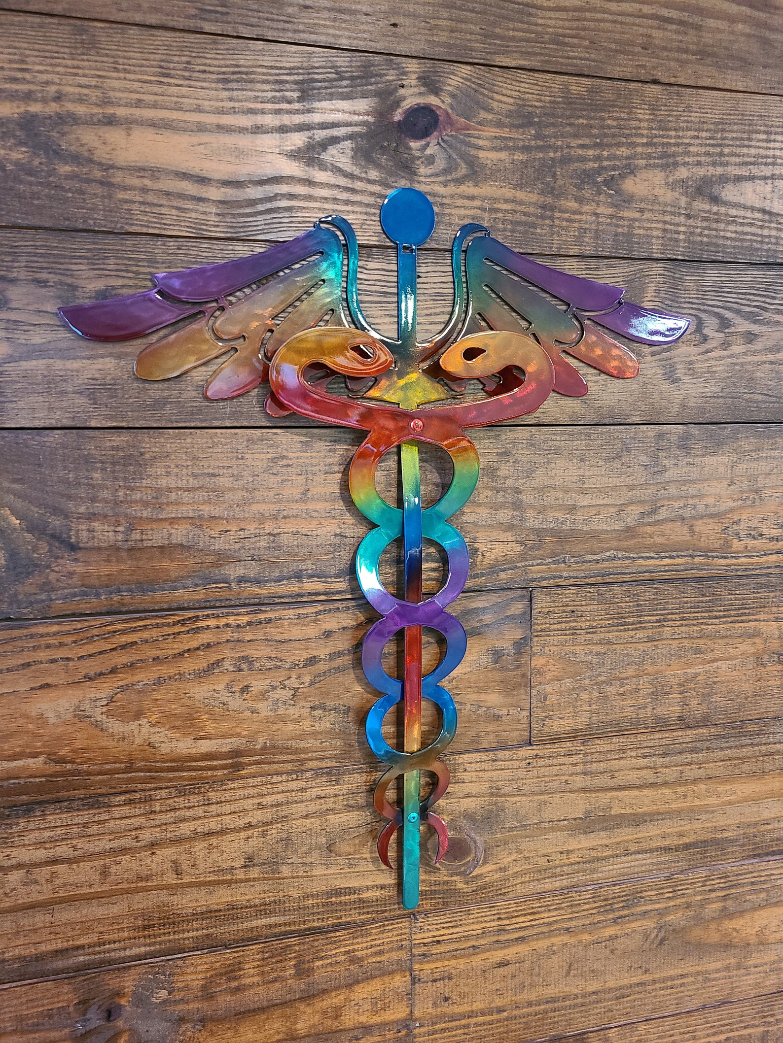 Registered Nurse Symbol the Caduceus Metal Nursing Symbol - Etsy