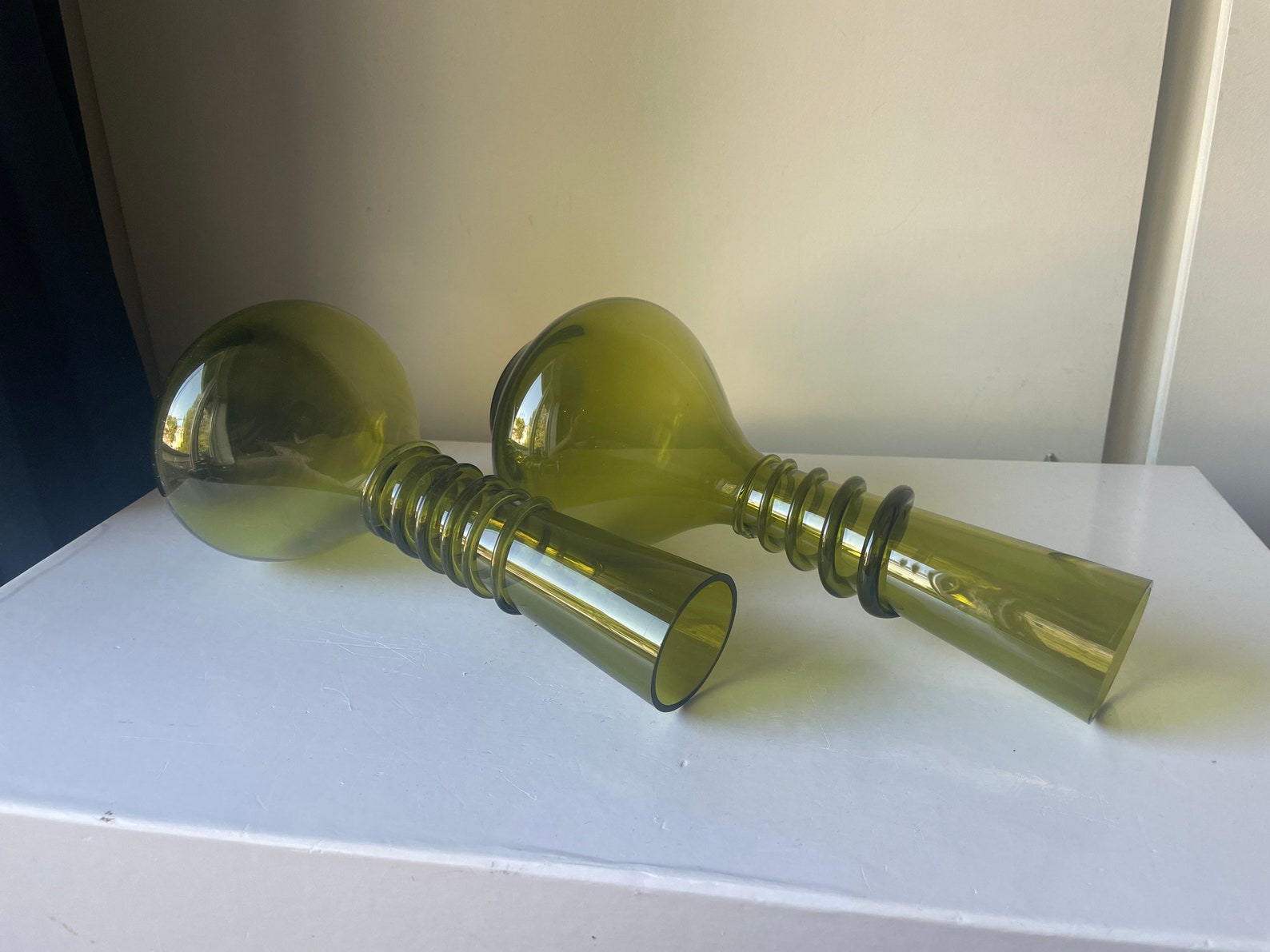 Pair of Kastrup Holmegaard Vases by Jacob E Bang - Etsy