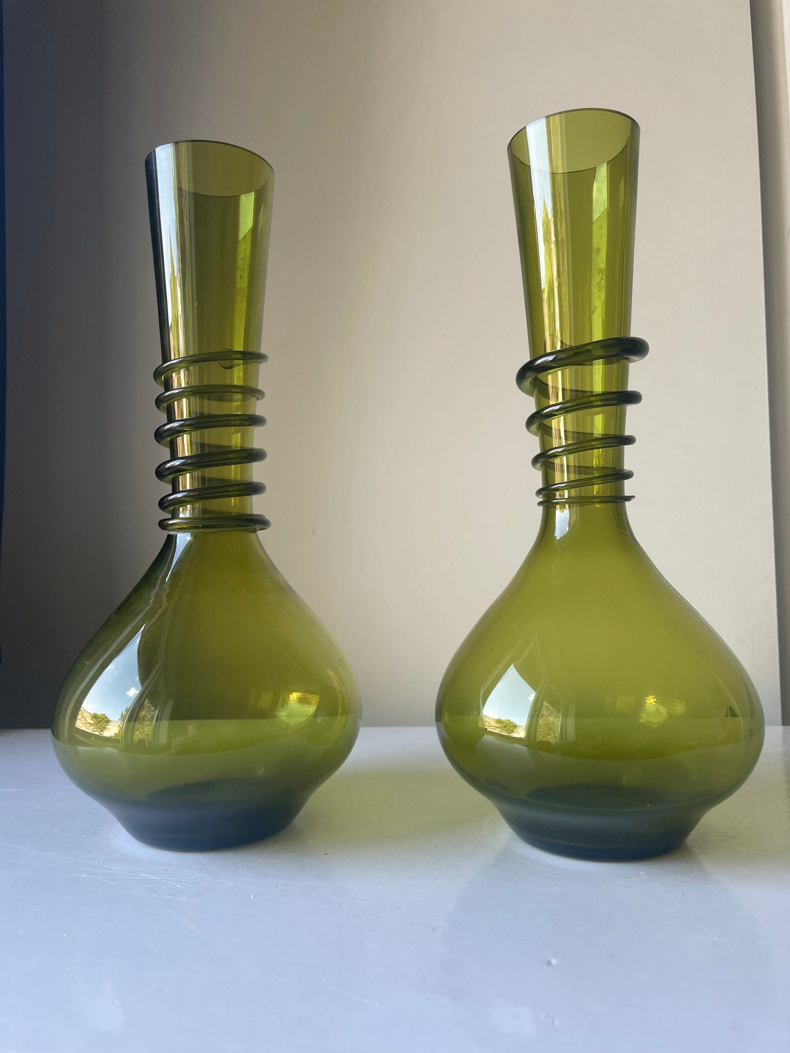 Pair of Kastrup Holmegaard Vases by Jacob E Bang - Etsy