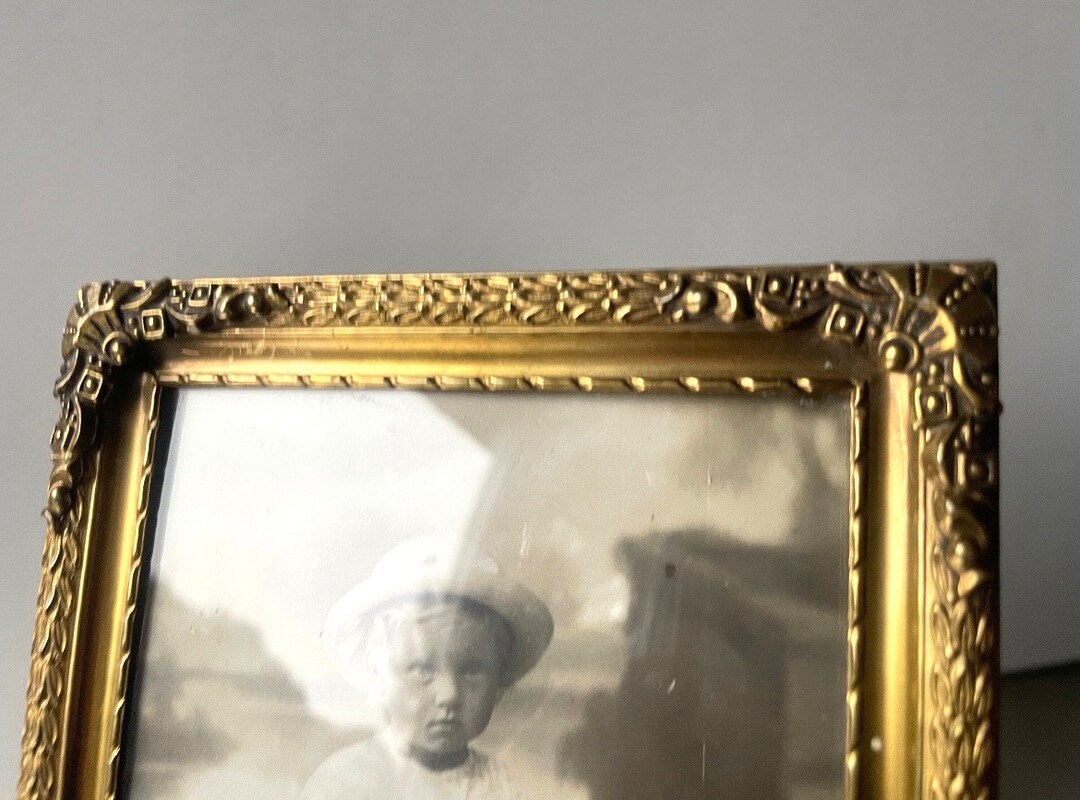 Vintage Metal Gold Colored Picture Frame Brass 16.5 Cm X 11.5 - Etsy