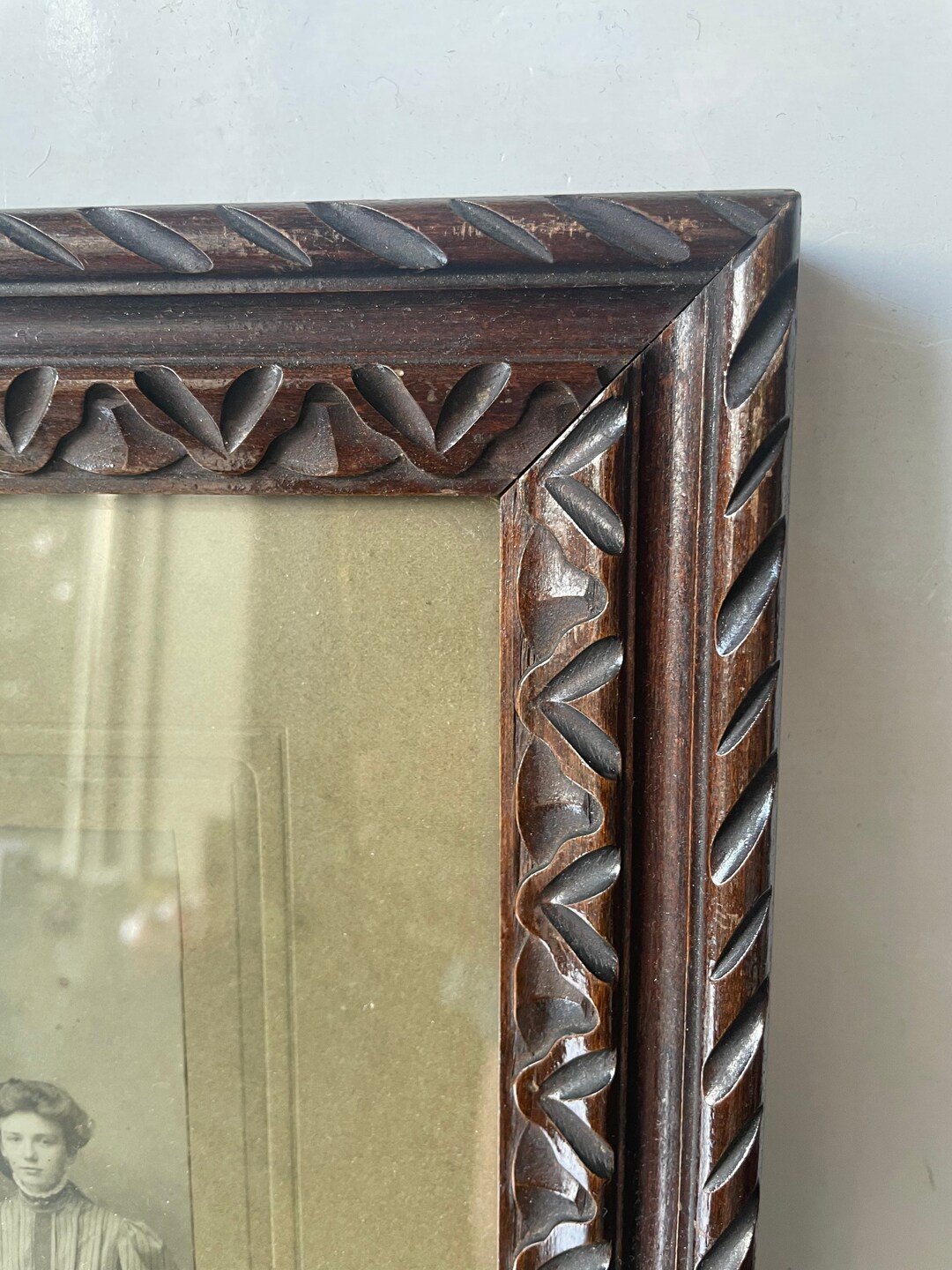 Antique Wooden Frame With Carvings - Etsy