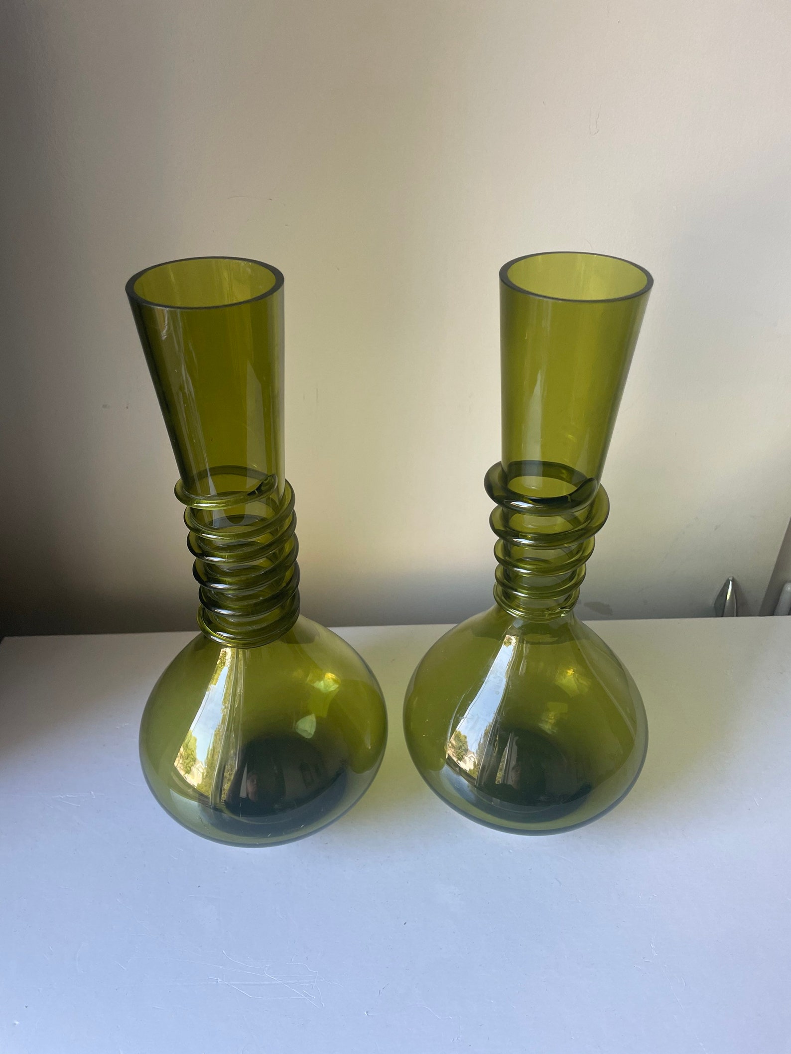 Pair of Kastrup Holmegaard Vases by Jacob E Bang - Etsy