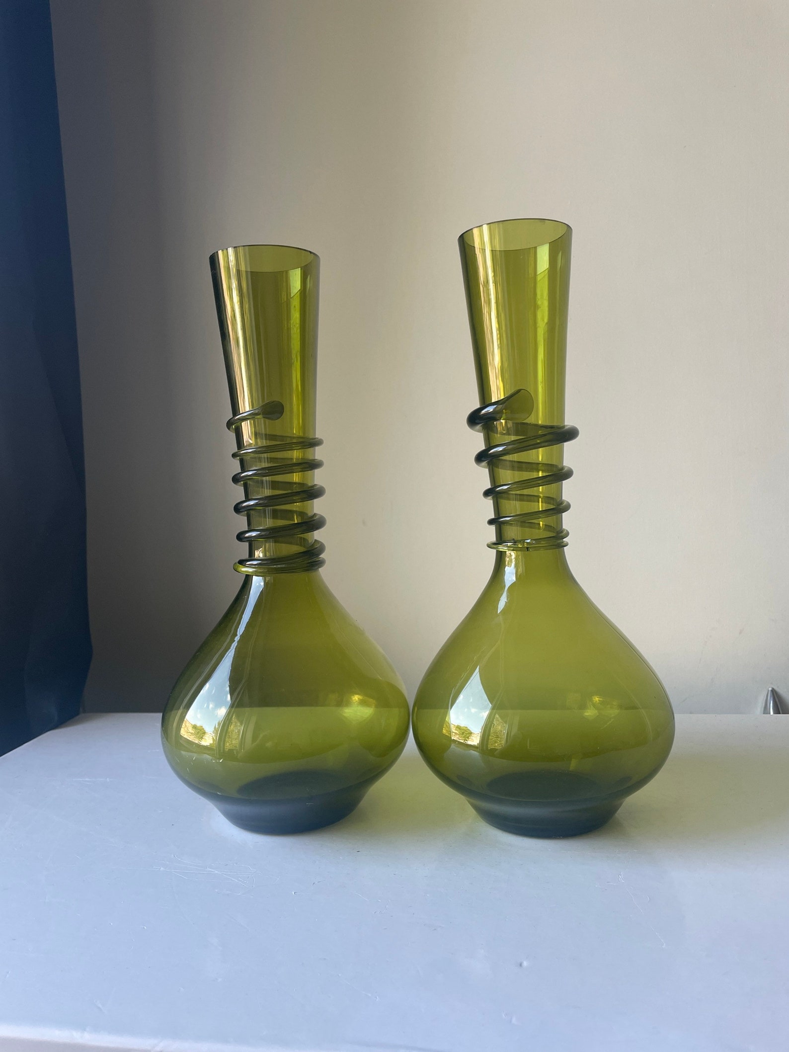 Pair of Kastrup Holmegaard Vases by Jacob E Bang - Etsy